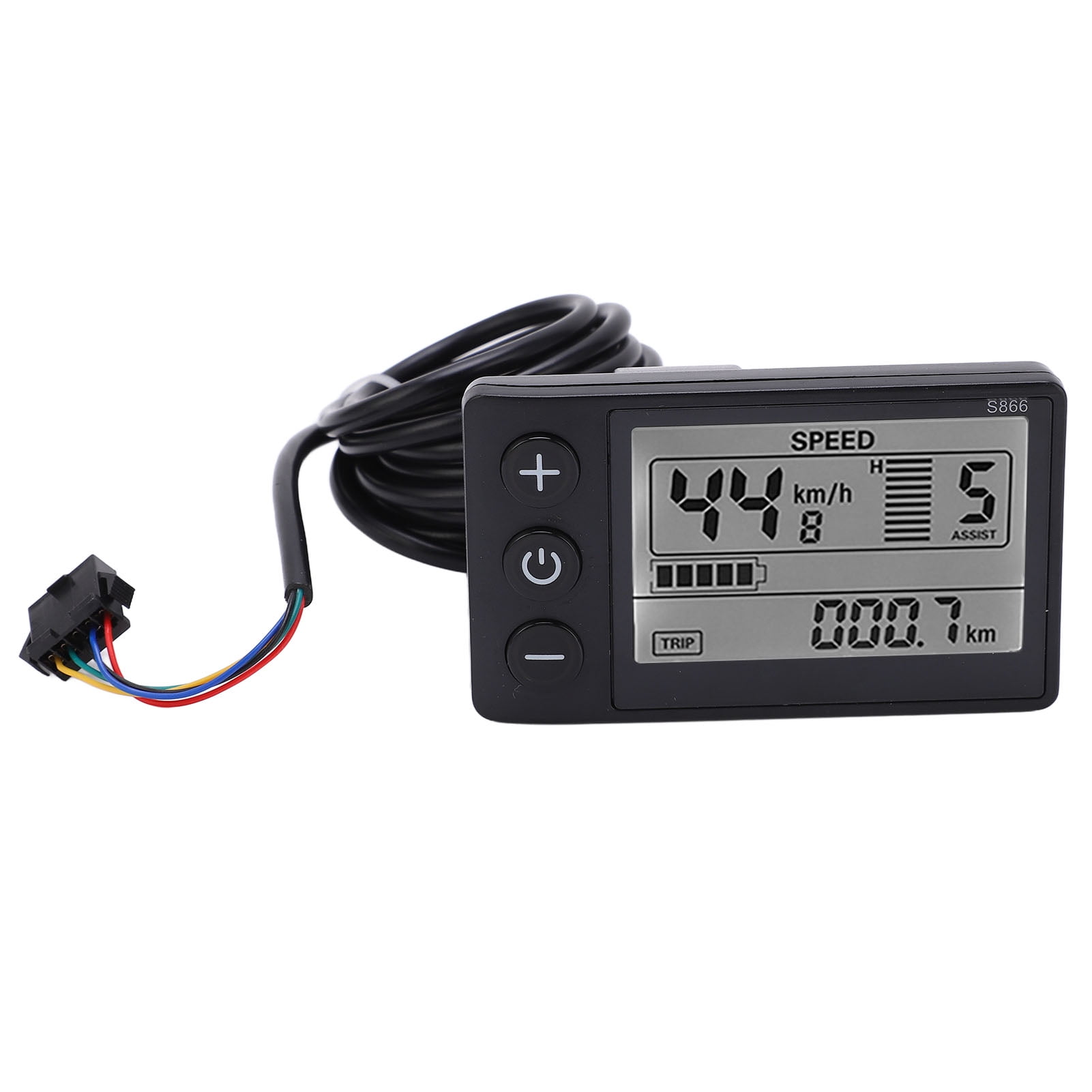 S866 Electric Bicycle Display LCD Meter Electric Scooter Control Panel ...