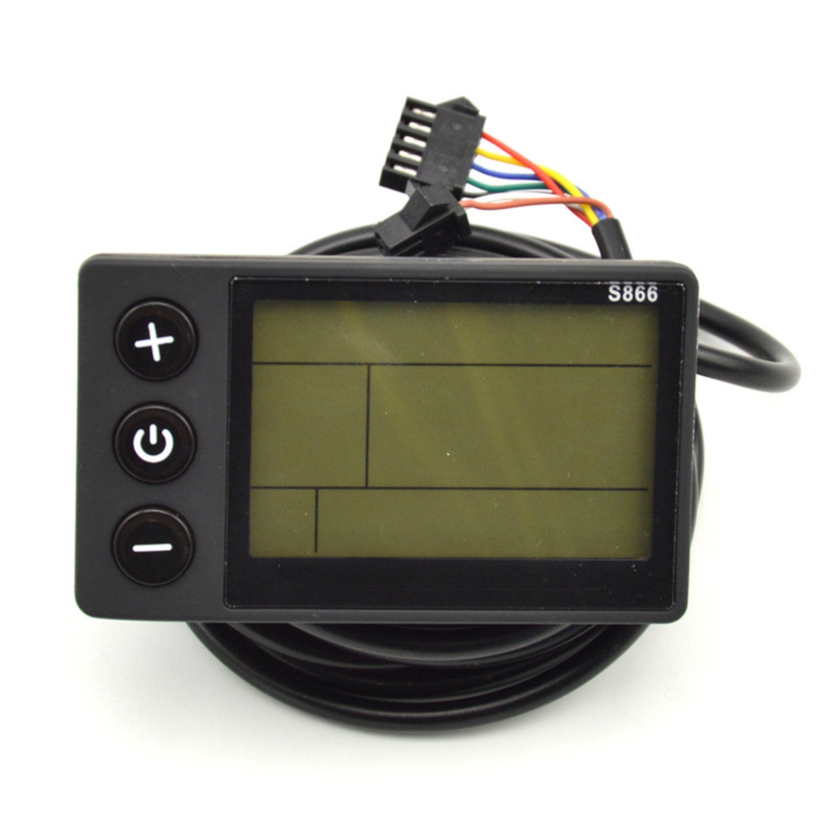 S866 Electric Bicycle Display LCD Meter for Intelligent Controller ...