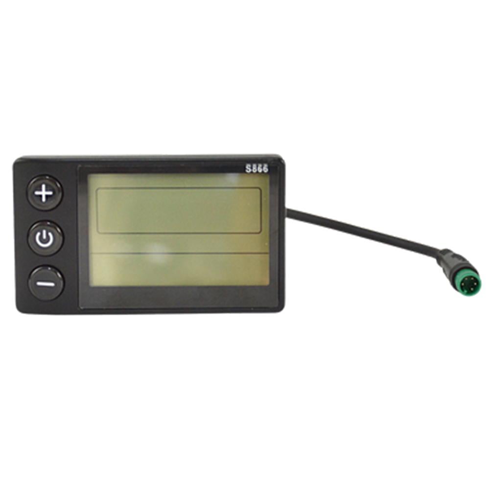 S866 L Display Meter Control Panel 24V 36V 48V For Electric Bike Accory ...