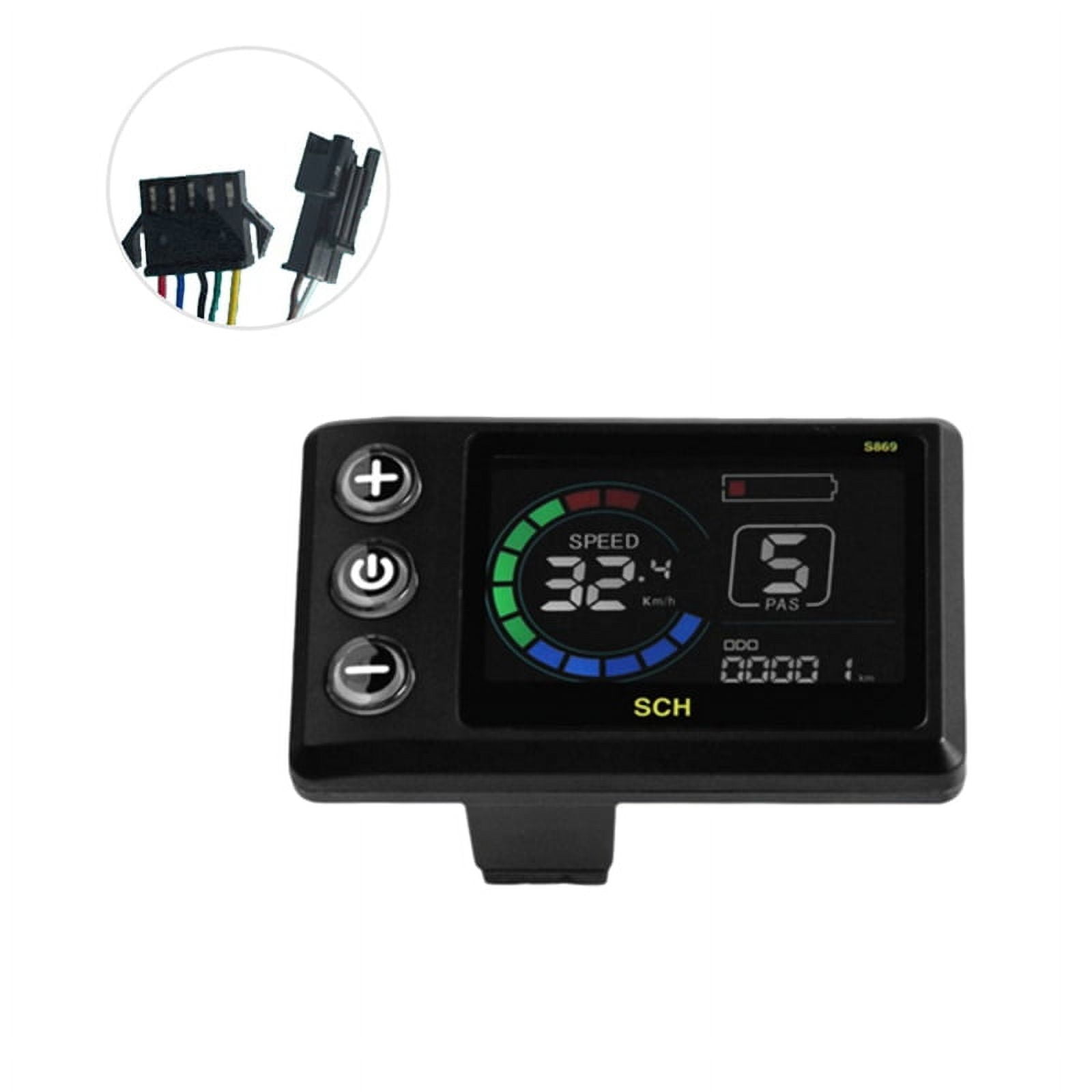 S869 Electric Bicycle LCD Display 24V-72V Electric Scooter LCD Color ...