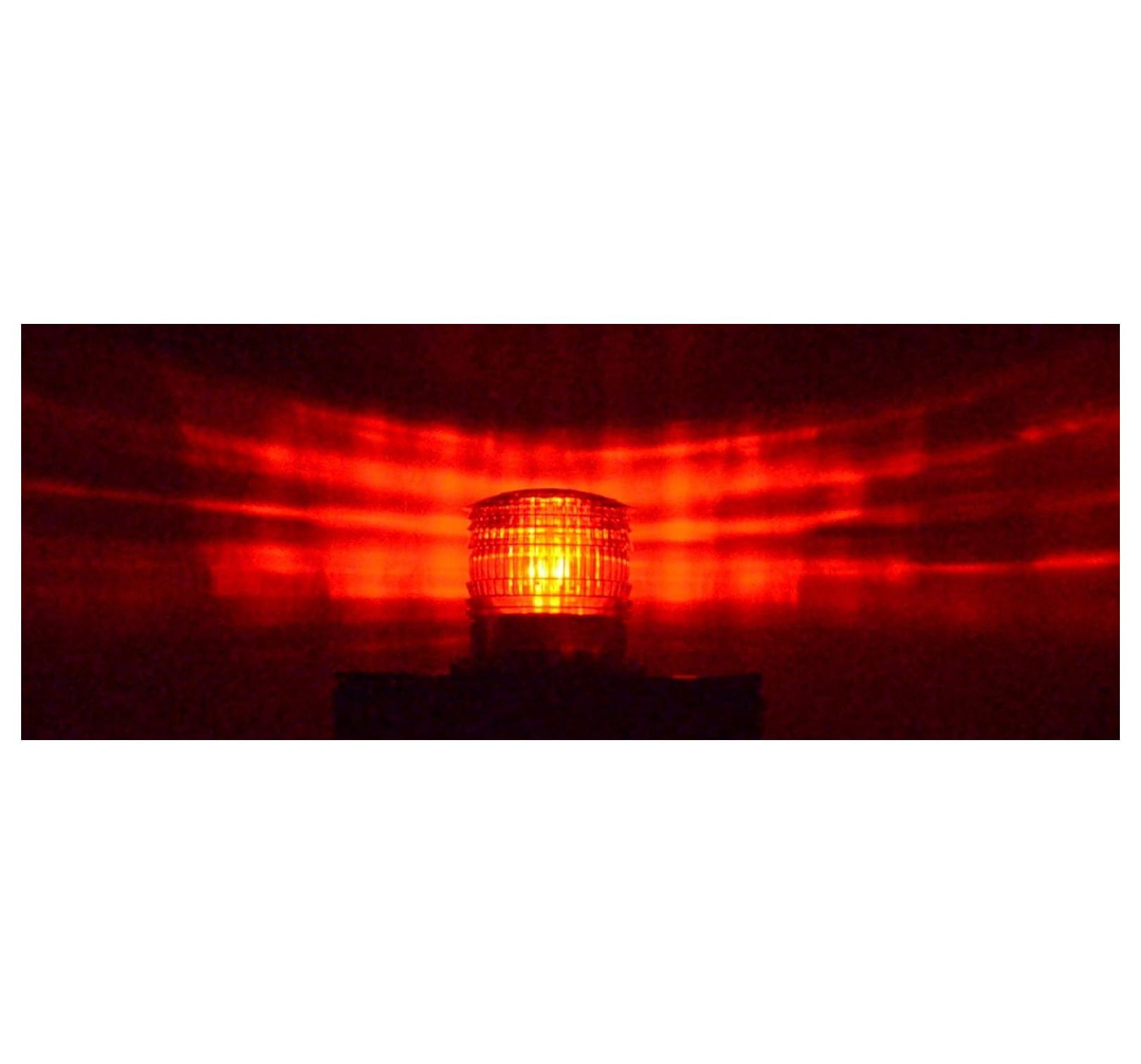 S8LS RED Steady-ON 2NM IP67 Solar LED Dock Barge Boat Safety Beacon ...