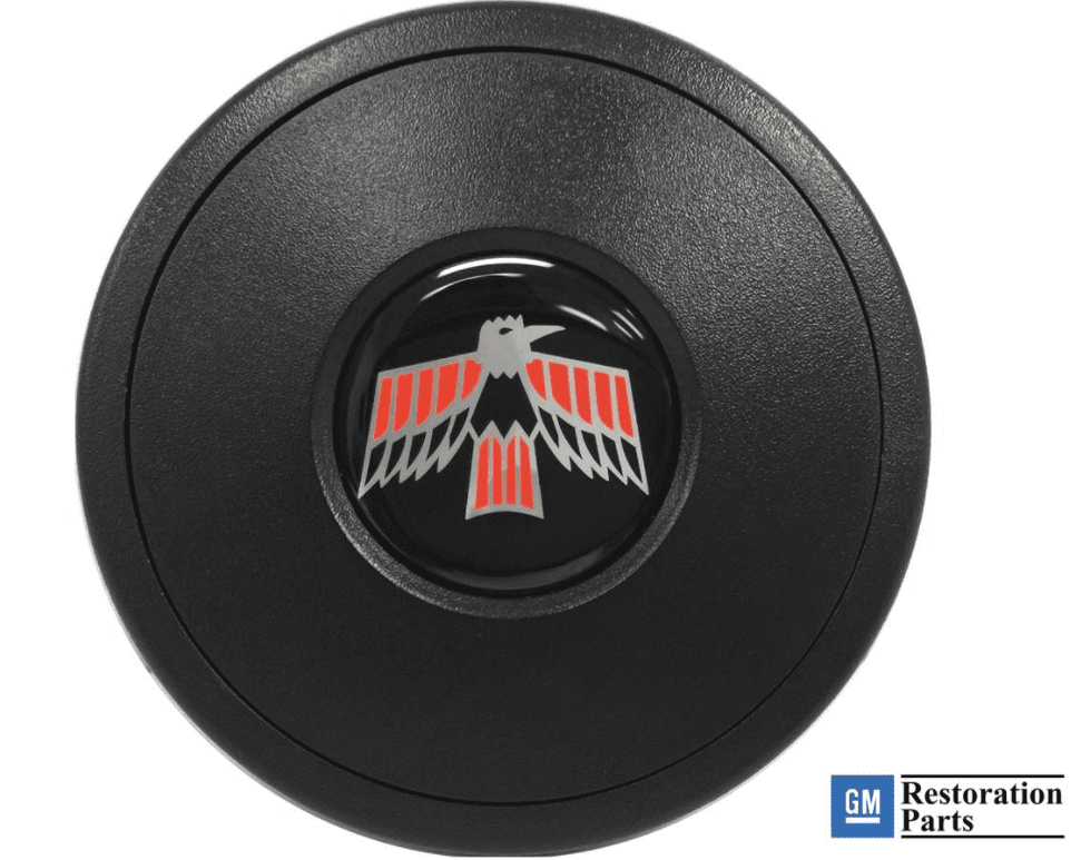 S9 Series Black Horn Button With 1967-1969 Pontiac Firebird Emblem ...