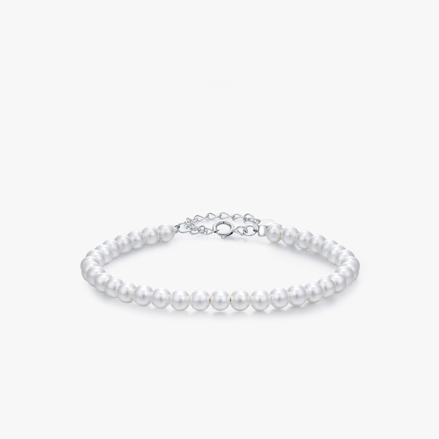 S925 Silver Socialite Style Lazy Temperamental Popular Pearl Bracelet ...