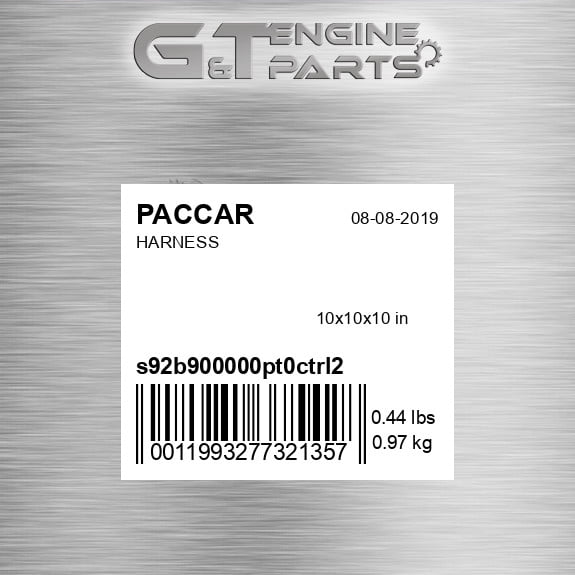 S92B900000PT0CTRL2 HARNESS fits Paccar (New OEM) - Walmart.com