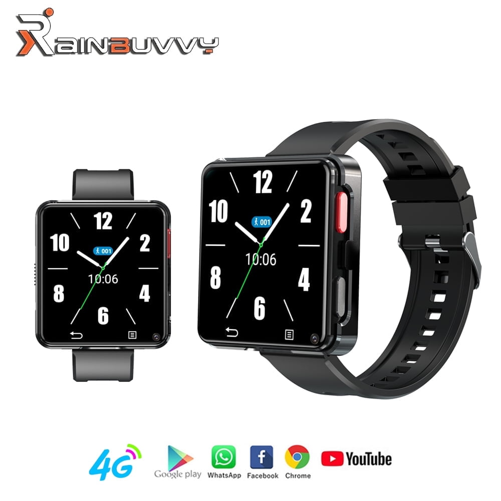Rainbuvvy S998 4G Smart Watch 2.64 inch CPU MTK6739 3GB+32GB Dual Camera 500W Pixel WiFi GPS ...