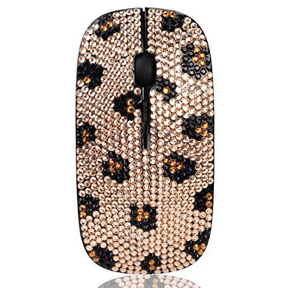 SA@ Bling Wireless Mouse, Pink Rhinestone Wireless Mouse Sparkly ...