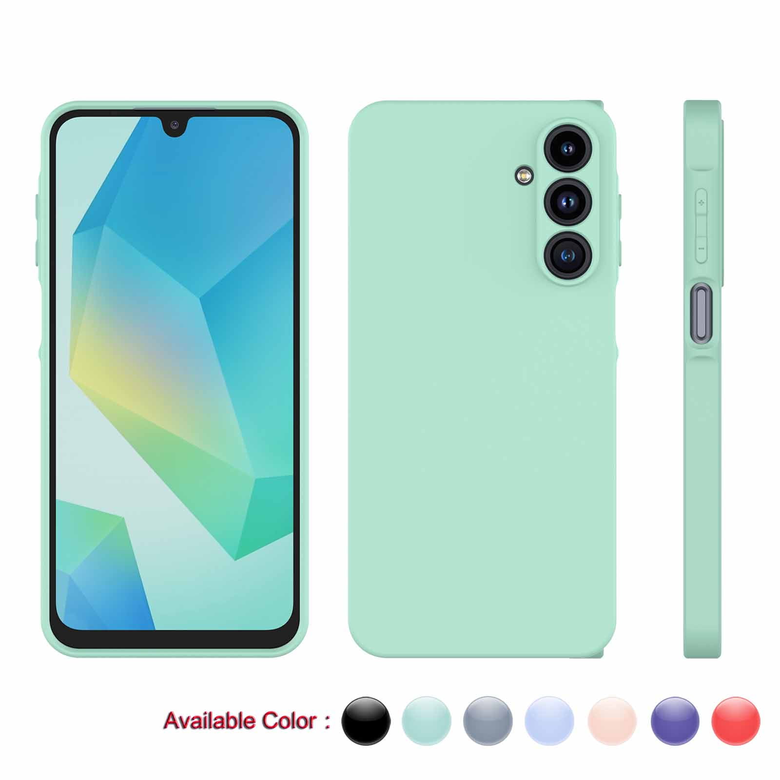 SA Galaxy A16 5G Case 2024 | Ultra Slim Shockproof Silicone Cover w ...