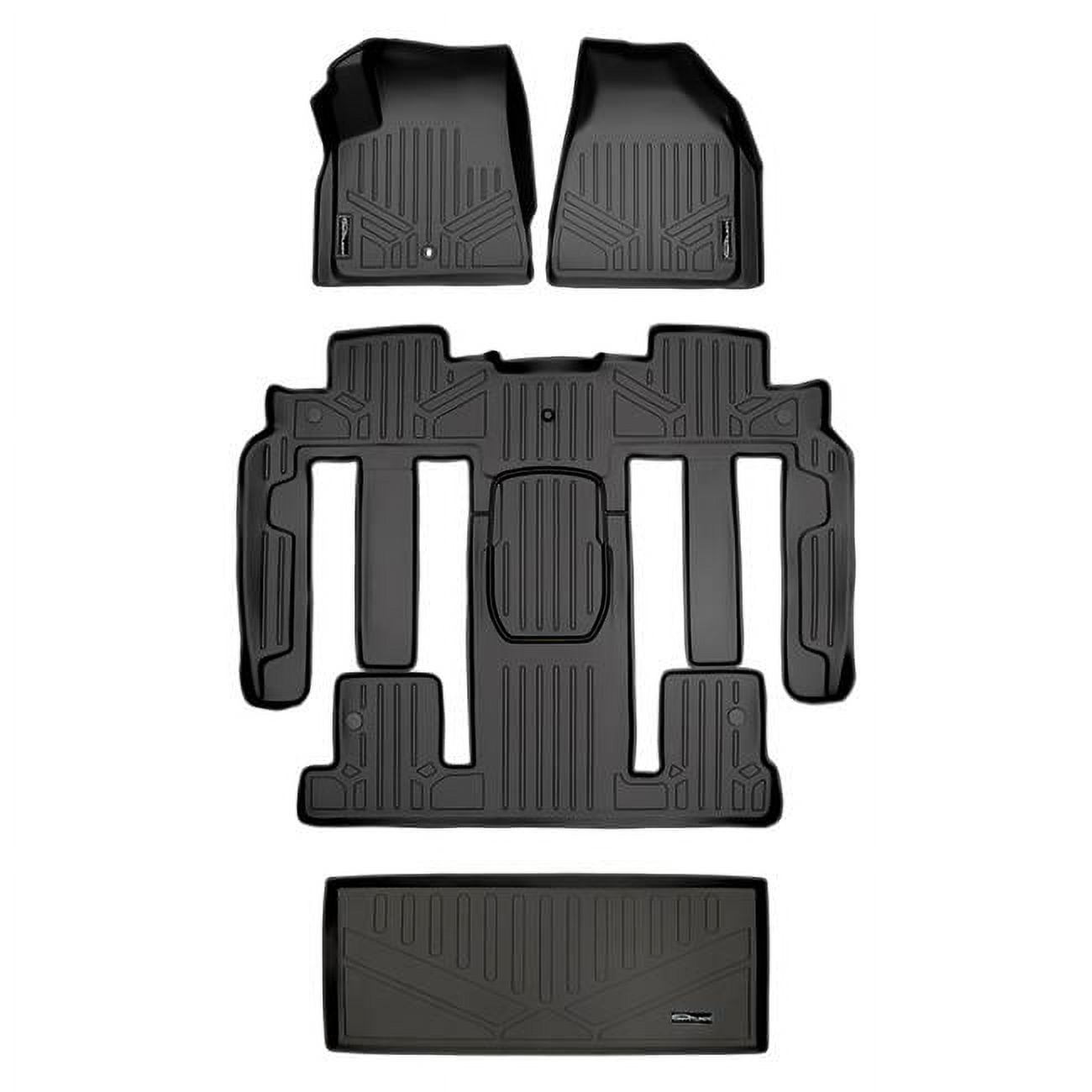 SA0043-B0326-E0162 3 Rows Behind Floor Mats & Cargo Liner Set with 2nd ...