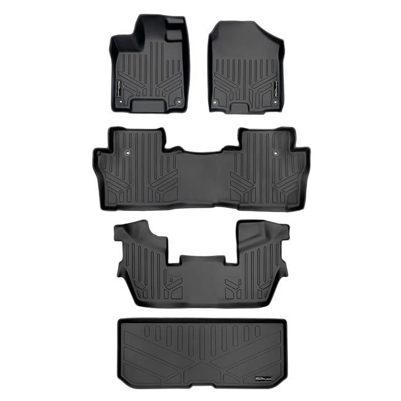 SA0200-B0200-C0219-E0200 Custom Fit 3 Rows Behind Floor Mats & Cargo ...