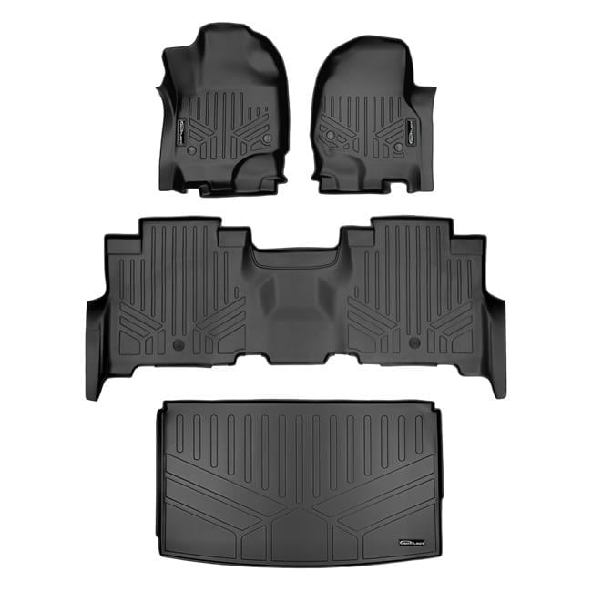 SA0350-B0351-E0351 2 Rows Floor Mats & Cargo Liner Set with Bench Seat ...