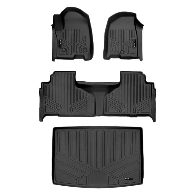 SA0524-B0525-E0526-R 2 Row Behind 3rd Row Floor Mats & Cargo Liner Set ...