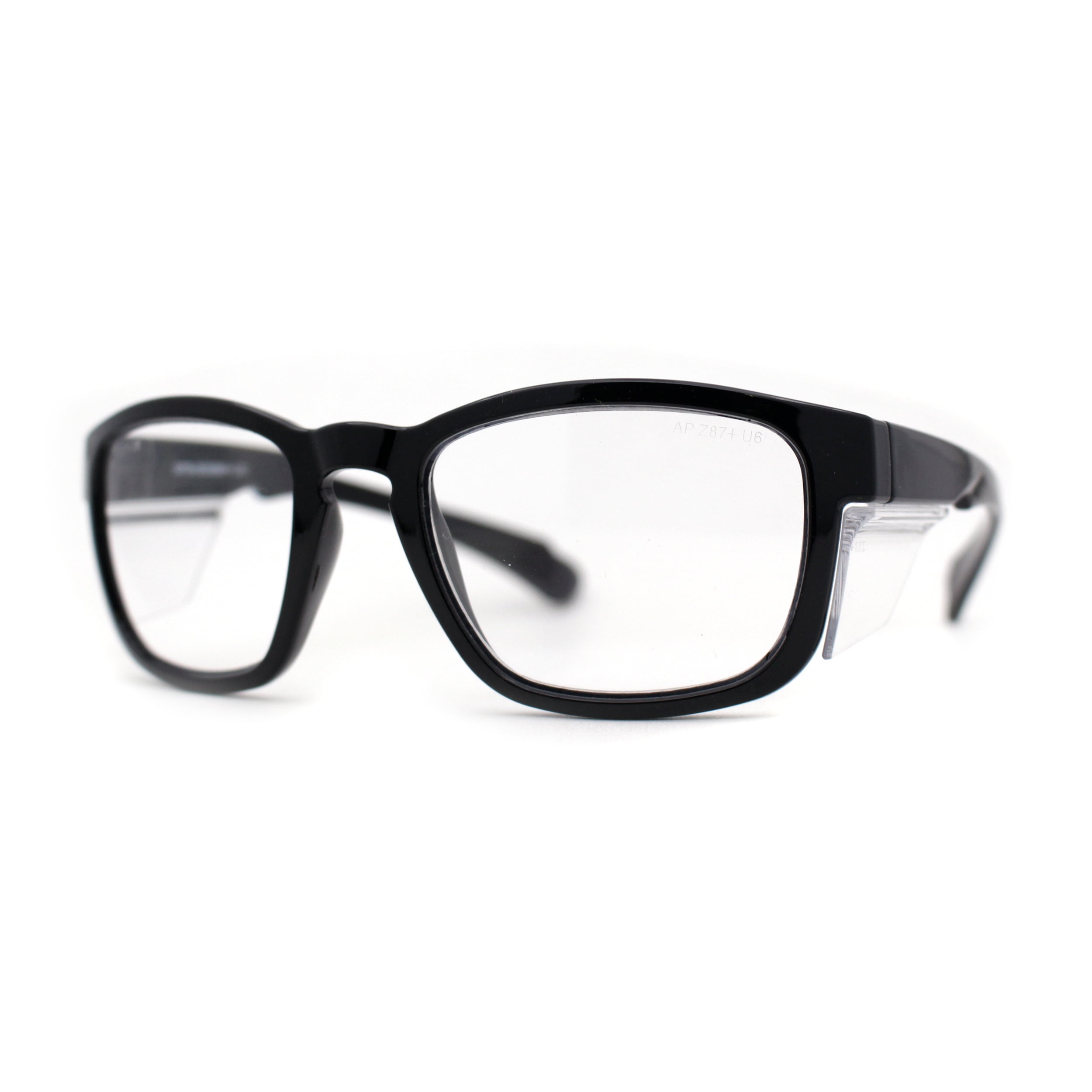 SA106 AP Z87+U6 Safety Lens Visor Horn Rim Magnifying Black Reading ...