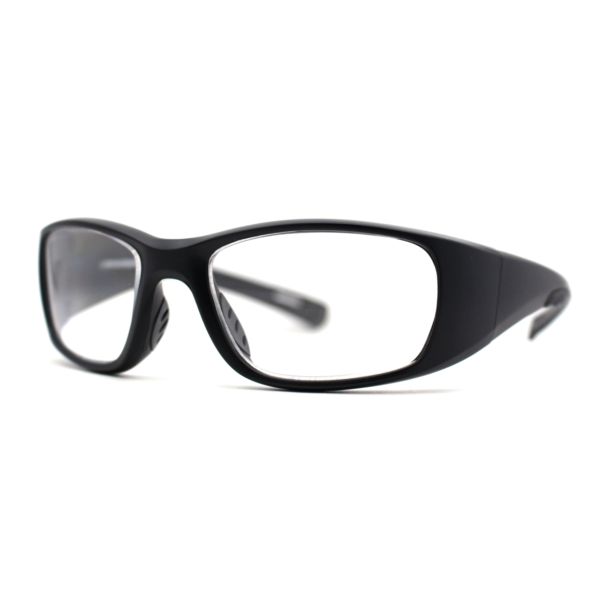 SA106 AP Z87+U6 Safety Lens Wrap Sport Soft Tip Black Reading Glasses ...