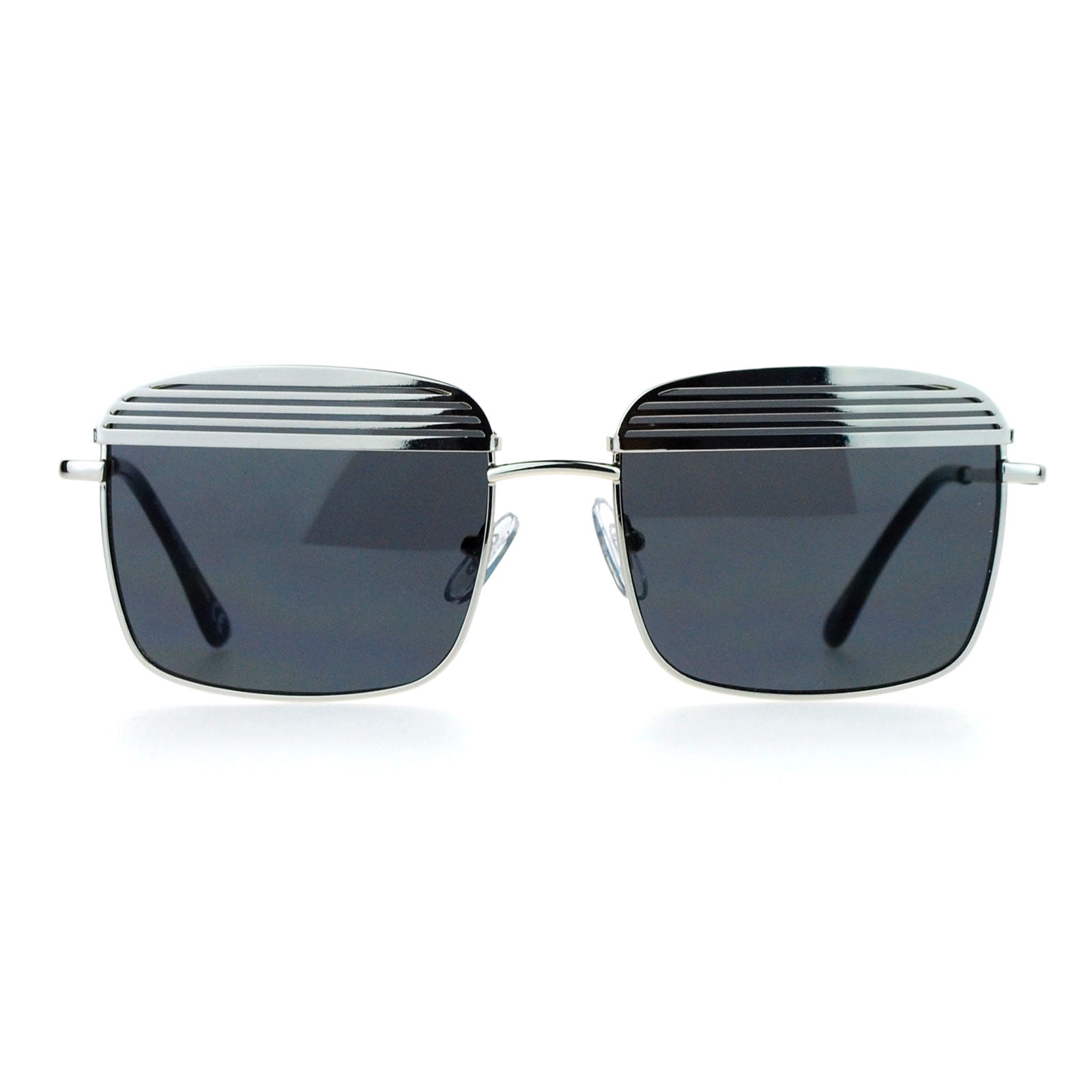 SA106 Shutter Half Eye Lid Flat Len Rectangular Unique Sunglasses ...