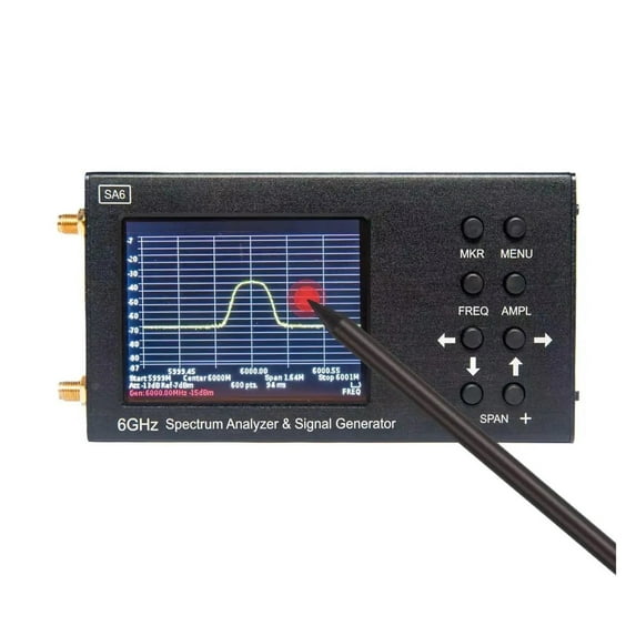 SA6 Handheld Spectrum Analyzer 6GHz, 2in1 Signal Generator,with 3.2 ...