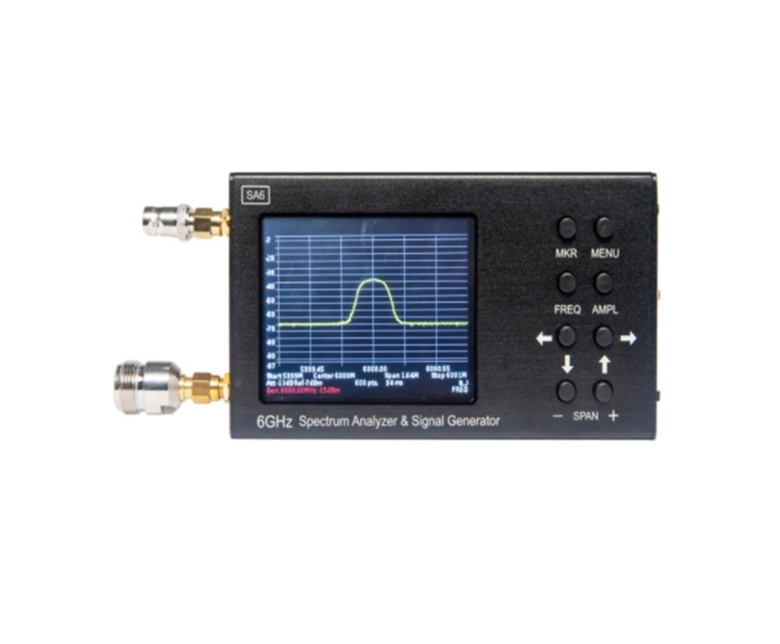 SA6 Portable 6GHz Spectrum Analyzer & Signal Genertor TO,2G,3G,4G,LTE ... SA6 Portable 6GHz Spectrum Analyzer & Signal Genertor TO,2G,3G,4G,LTE ...