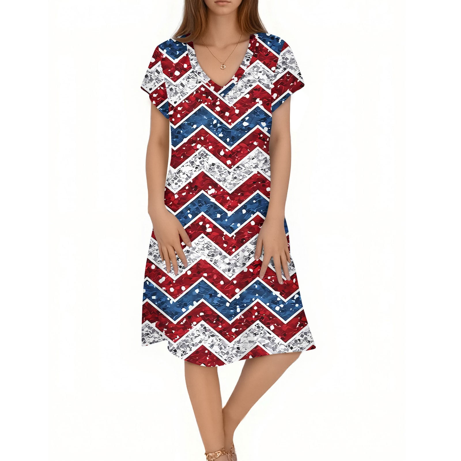 SAATLERI Fourth Of July Independence Day Womens Dresses July 4th ...