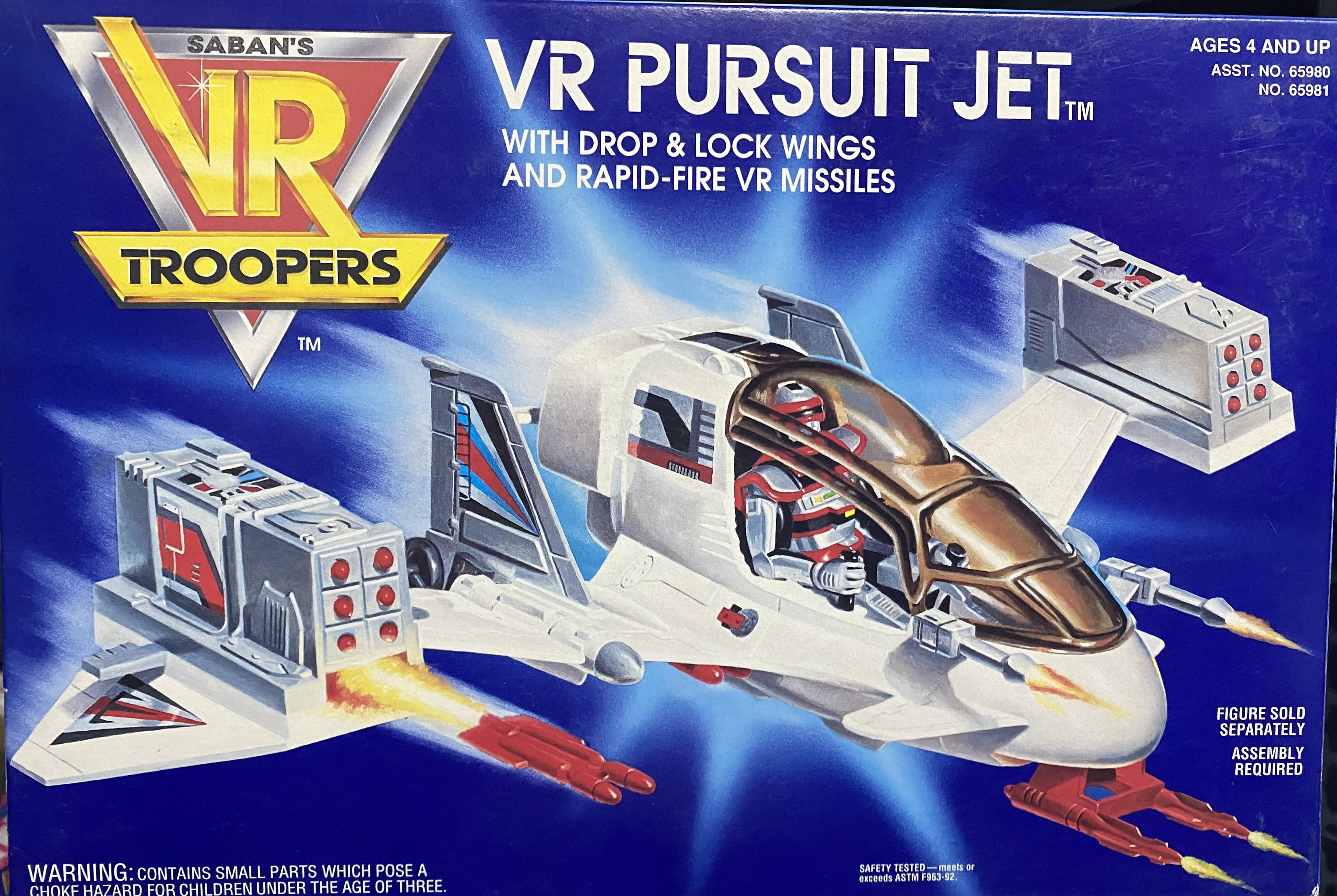 SABANS VR TROOPERS VR PURSUIT JET WITH DROP&LOCK WINGS AND RAPID-FIRE ...