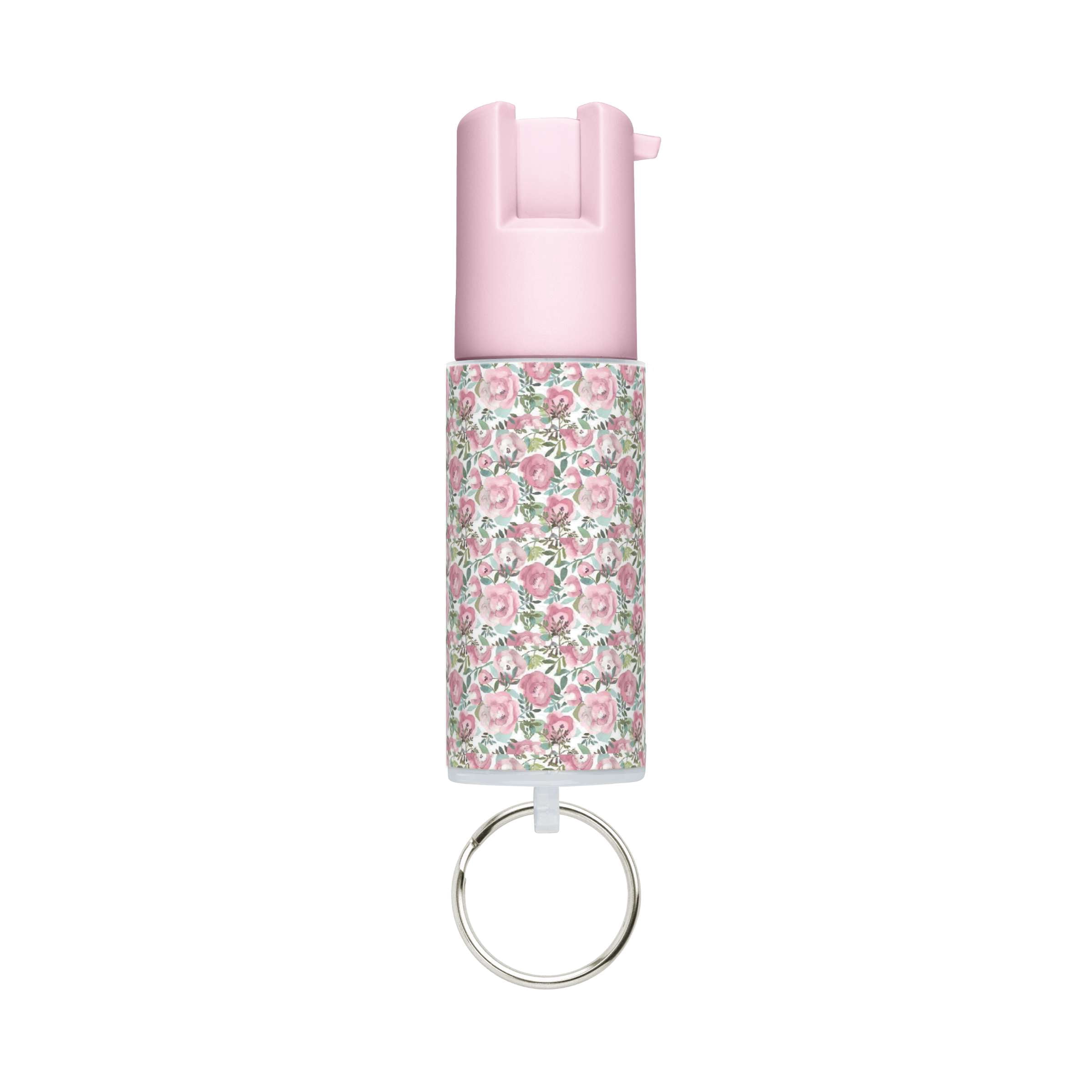 SABRE Fashionable Floral Pepper Spray with Key Ring, Pink, 1 Ct, New ...