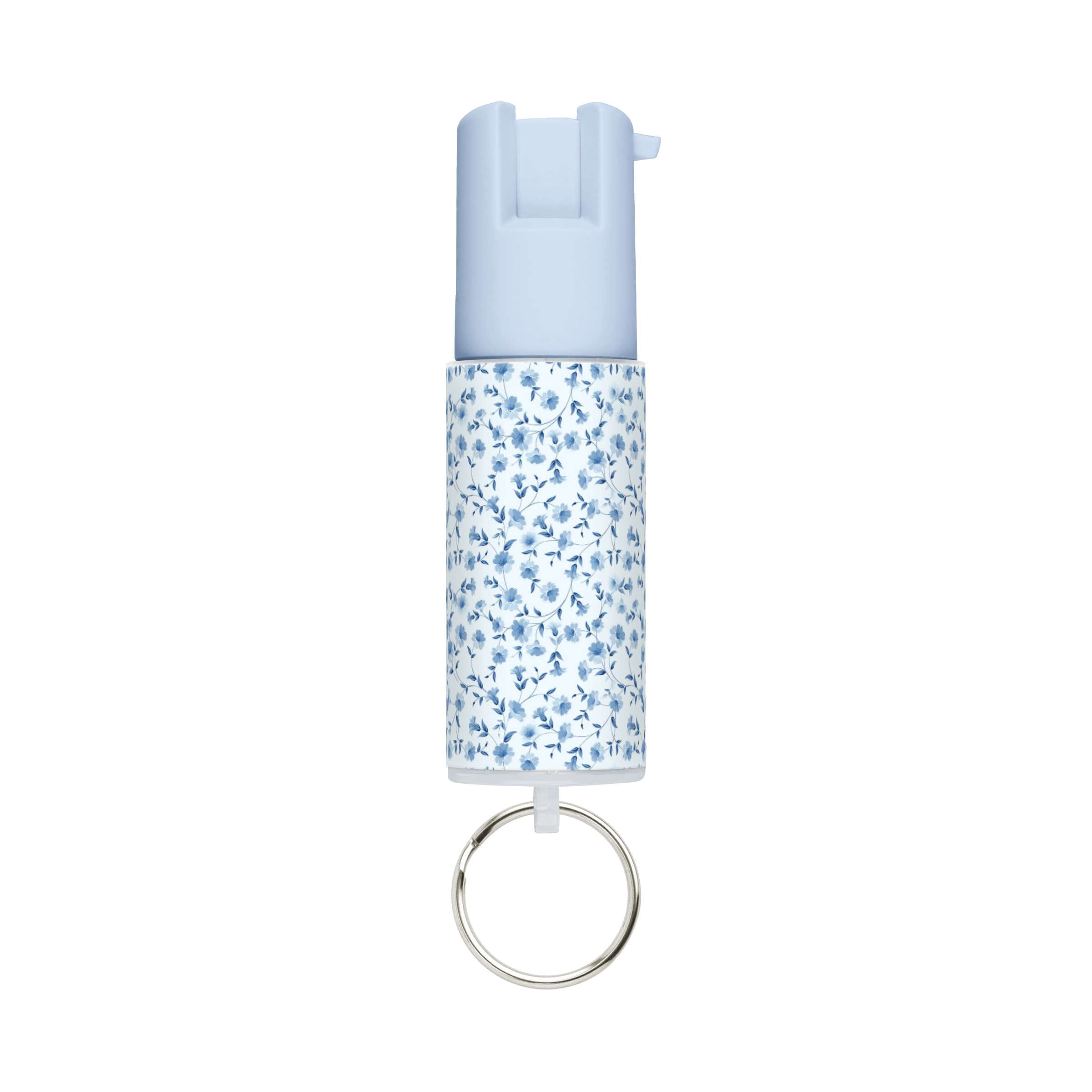 SABRE Floral Pepper Spray with Key Ring, Chambray Blue, 1 Ct, Pocket ...