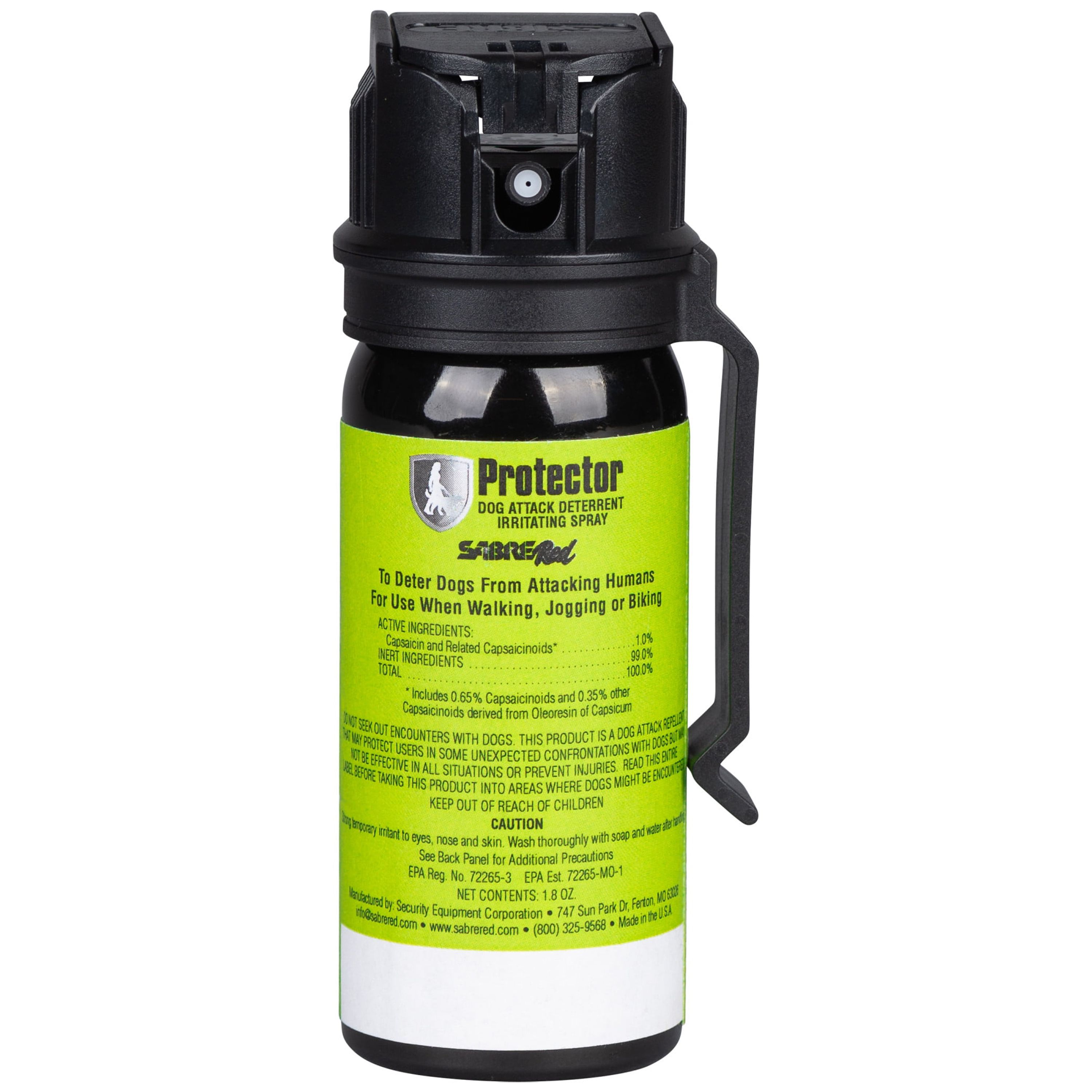 SABRE Protector Dog Spray with Belt Clip - Walmart.com