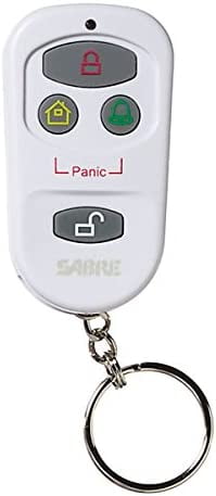 SABRE Remote Control Key FOB with Panic Button for WP-100 Wireless Home ...