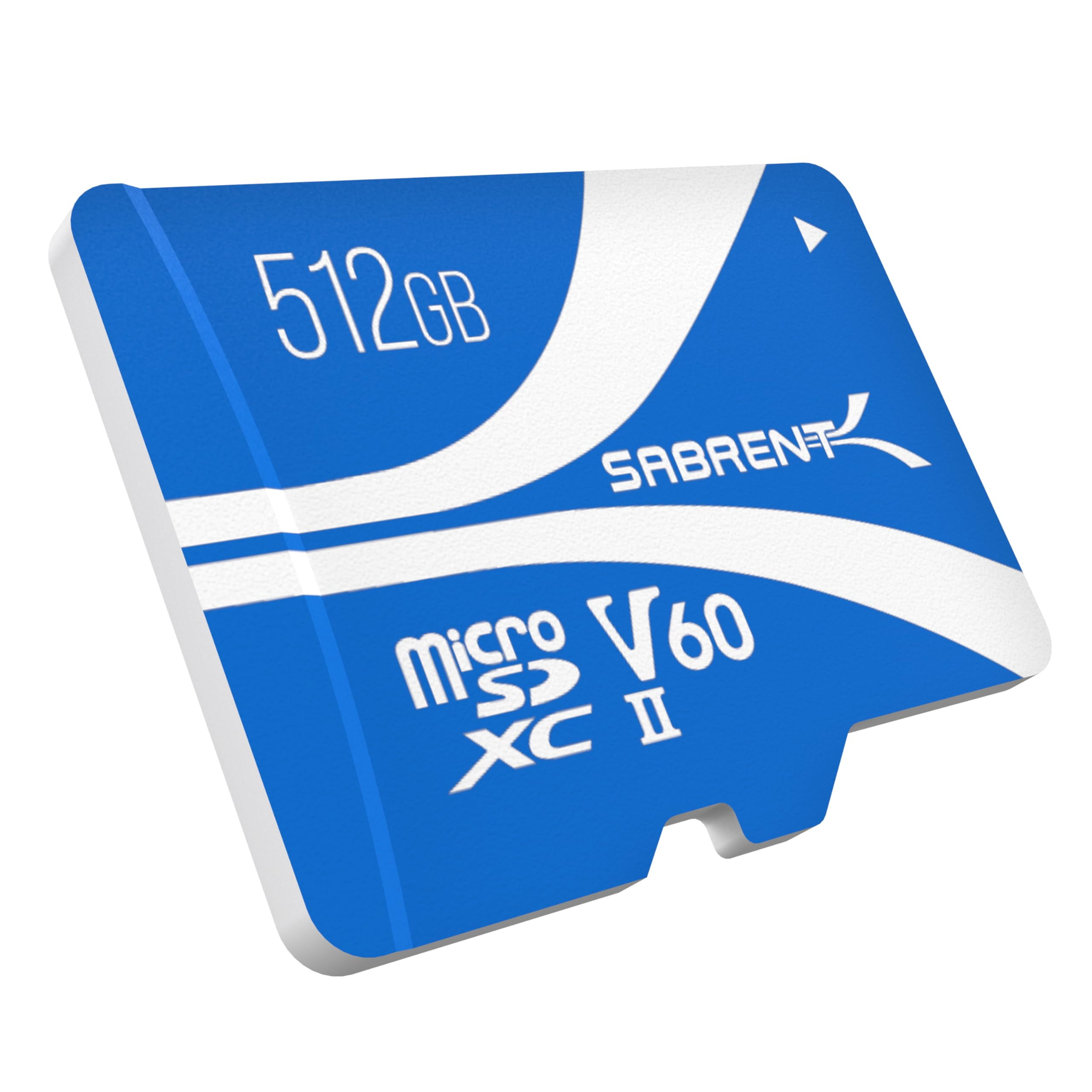 SABRENT Rocket V60 microSDXC Memory Card | 512GB, V60 Specification, 8K ...