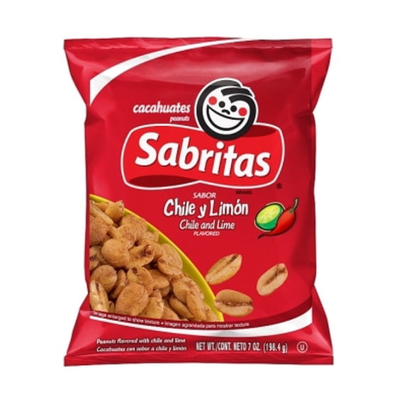 SABRITAS CHILE Y LIMON CACAHUETES 7OZ (Pack of 2) - Walmart.com
