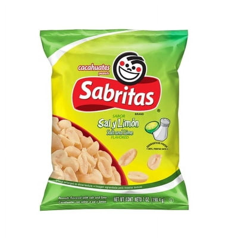 Sabritas Sal Y Limon Cacahuetes 7oz Pack Of 2 Walmart