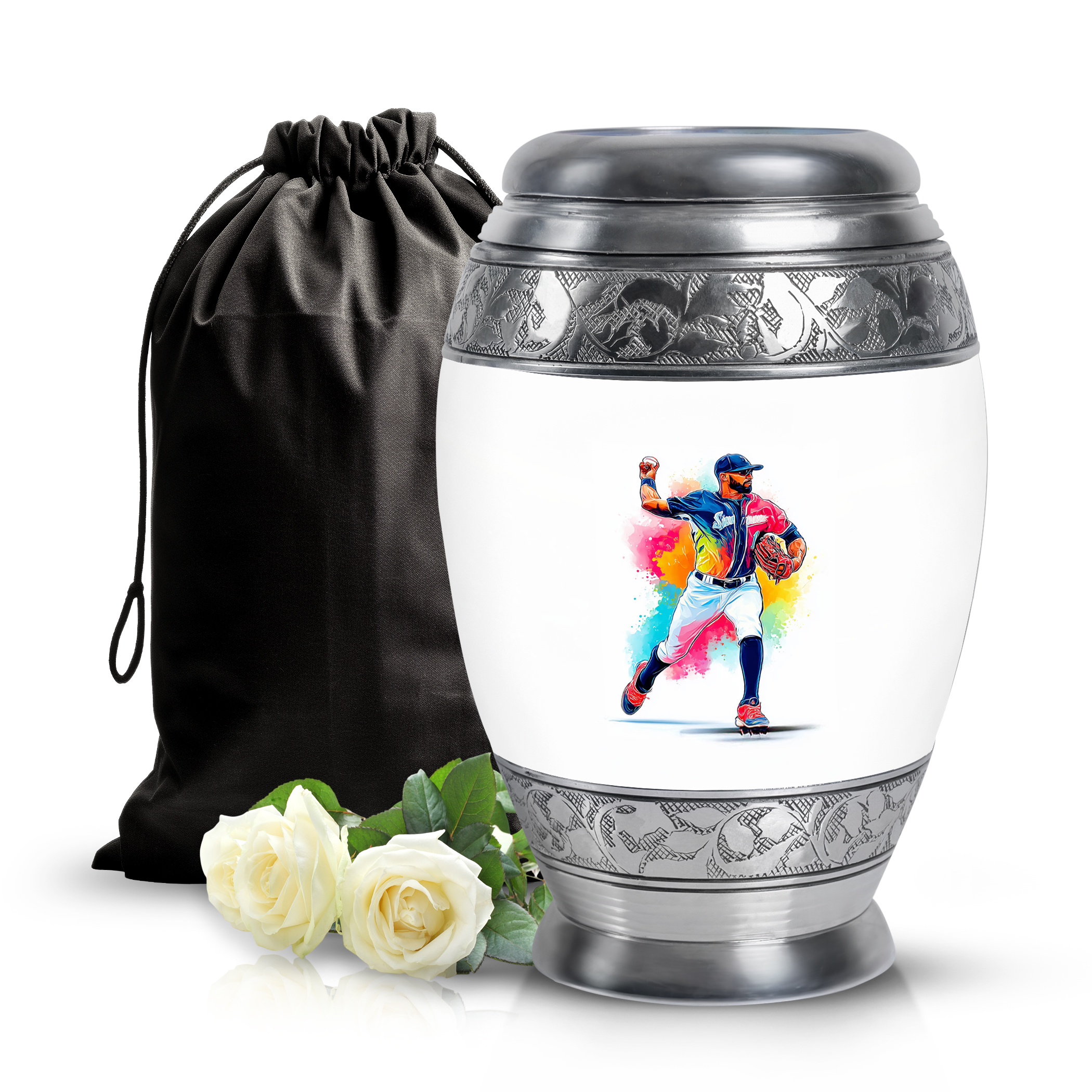 SABURIAL Baseball Funeral Urns Human Ashes Adult Women - Decorative Urn ...