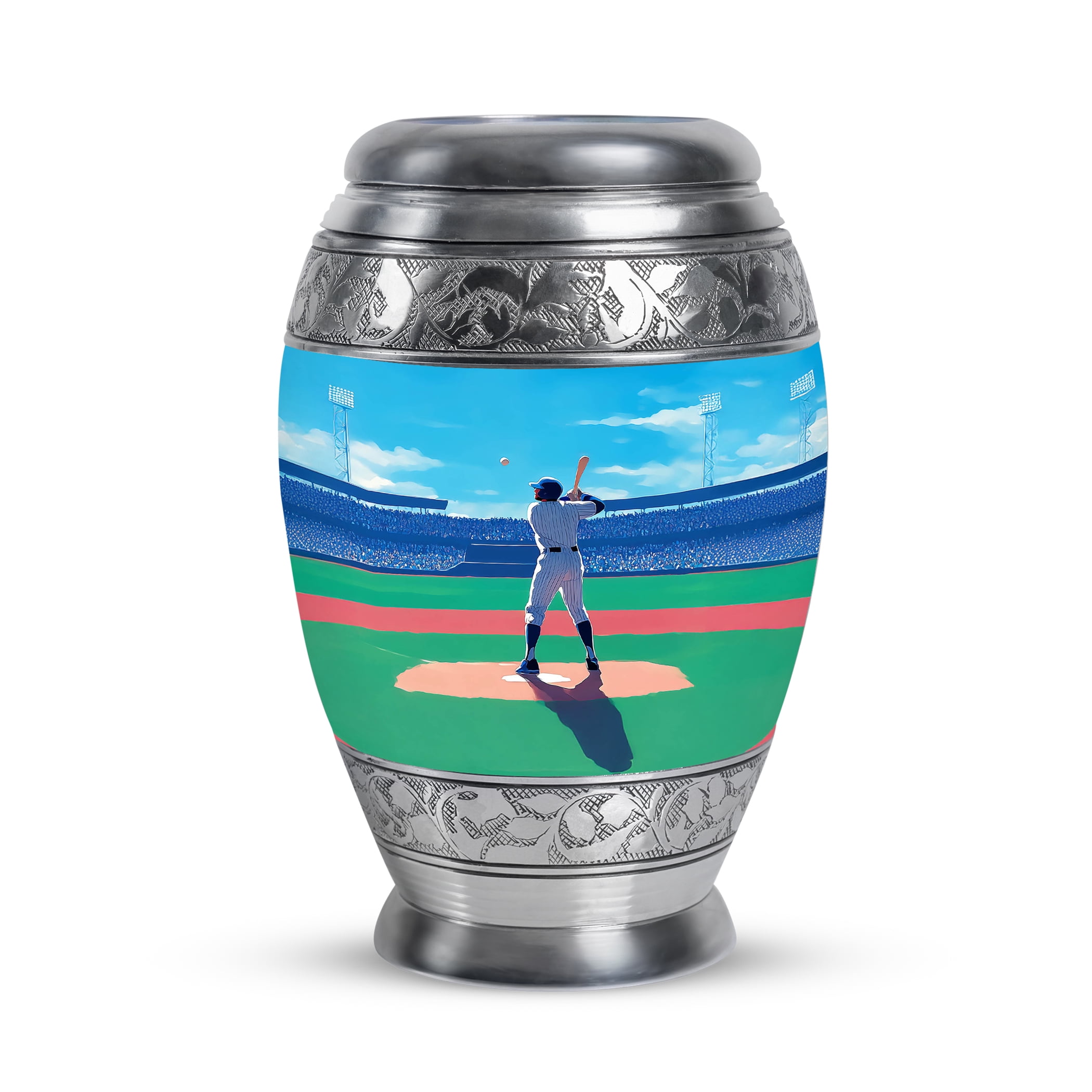 SABURIAL Baseball Mini Funeral Urn - Little Burial Urns for Male ...