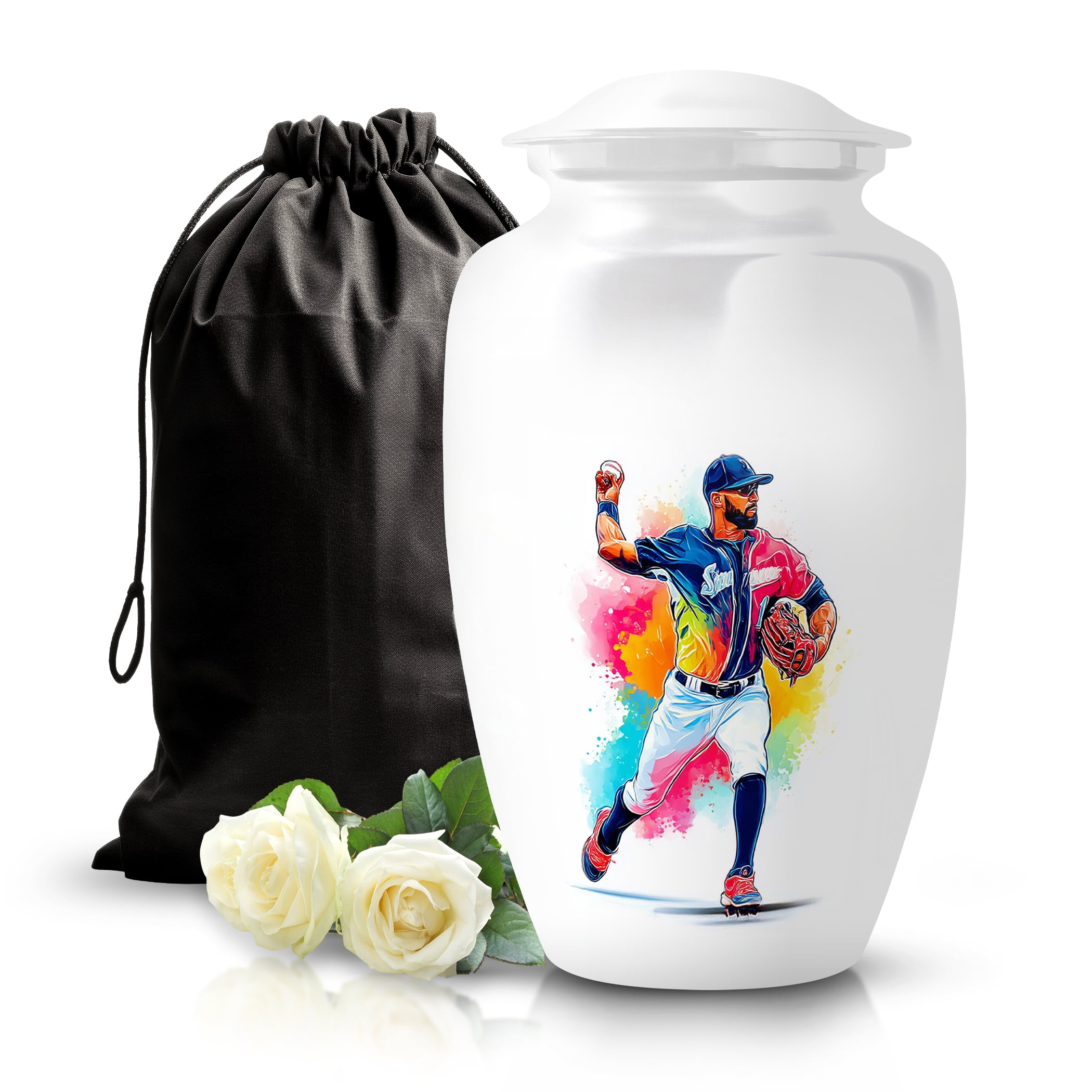 SABURIAL Baseball Urns for Cremation Mother & Father - Memorial Ashes ...