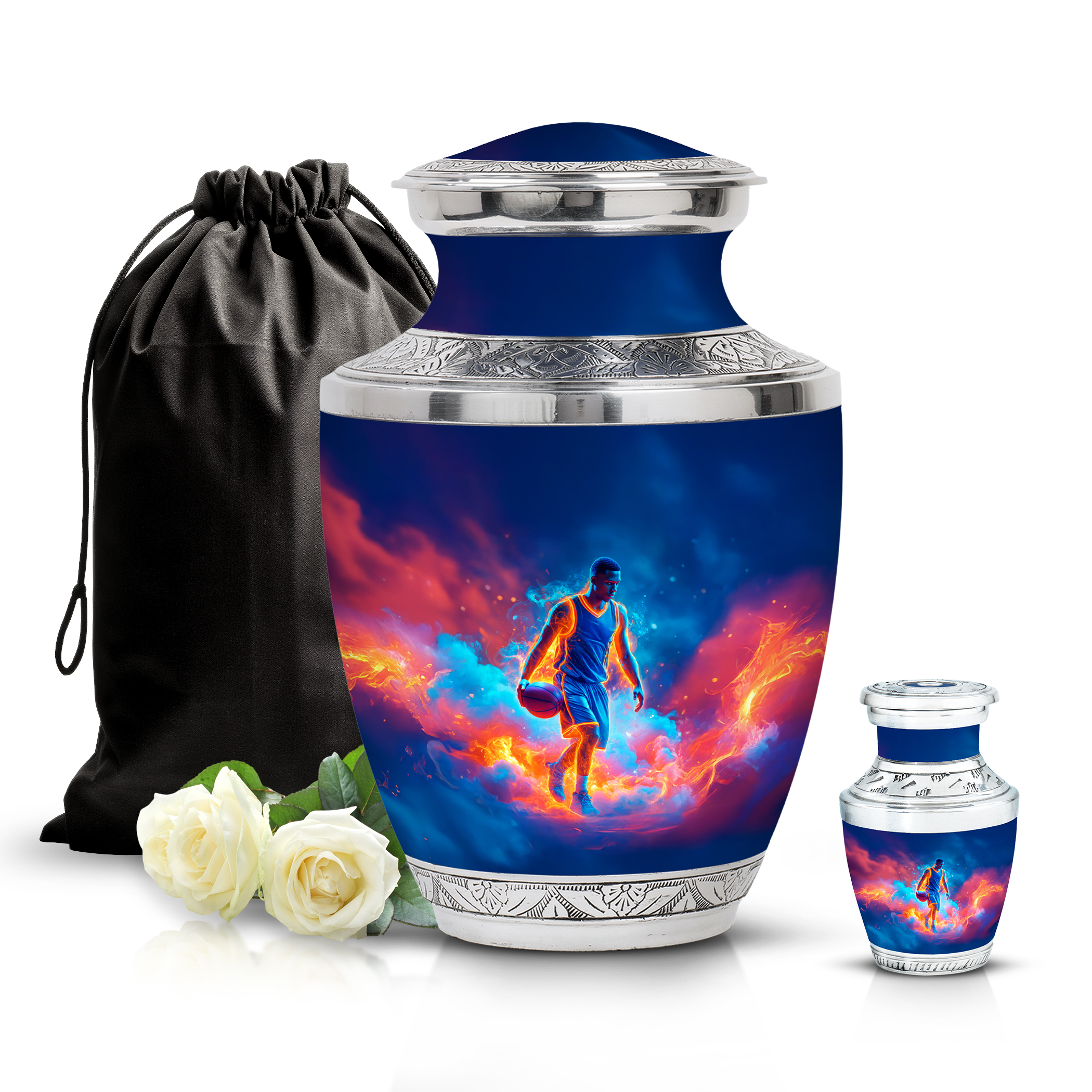 SABURIAL Basketball Urns for Men Ashes - Unique Human Ashes Urn for ...