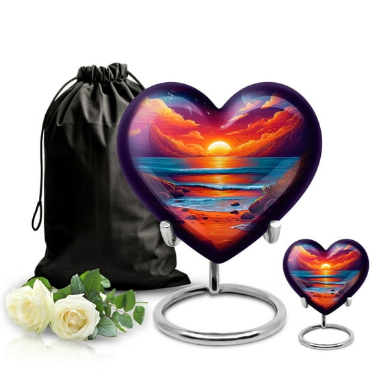 SABURIAL Beach Little Cremation Urns for Women - Large Funeral Urns for ...