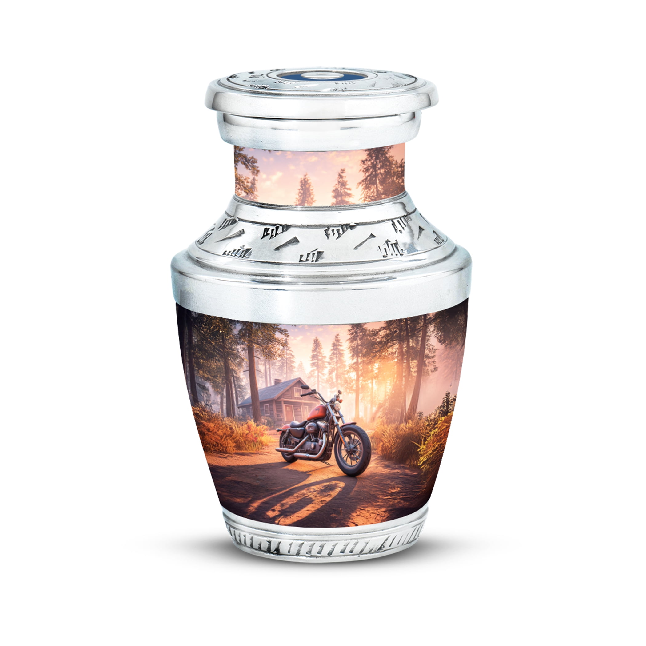SABURIAL Bike Human Remain Urn - Funeral Ashes for Male & Female - 3 ...