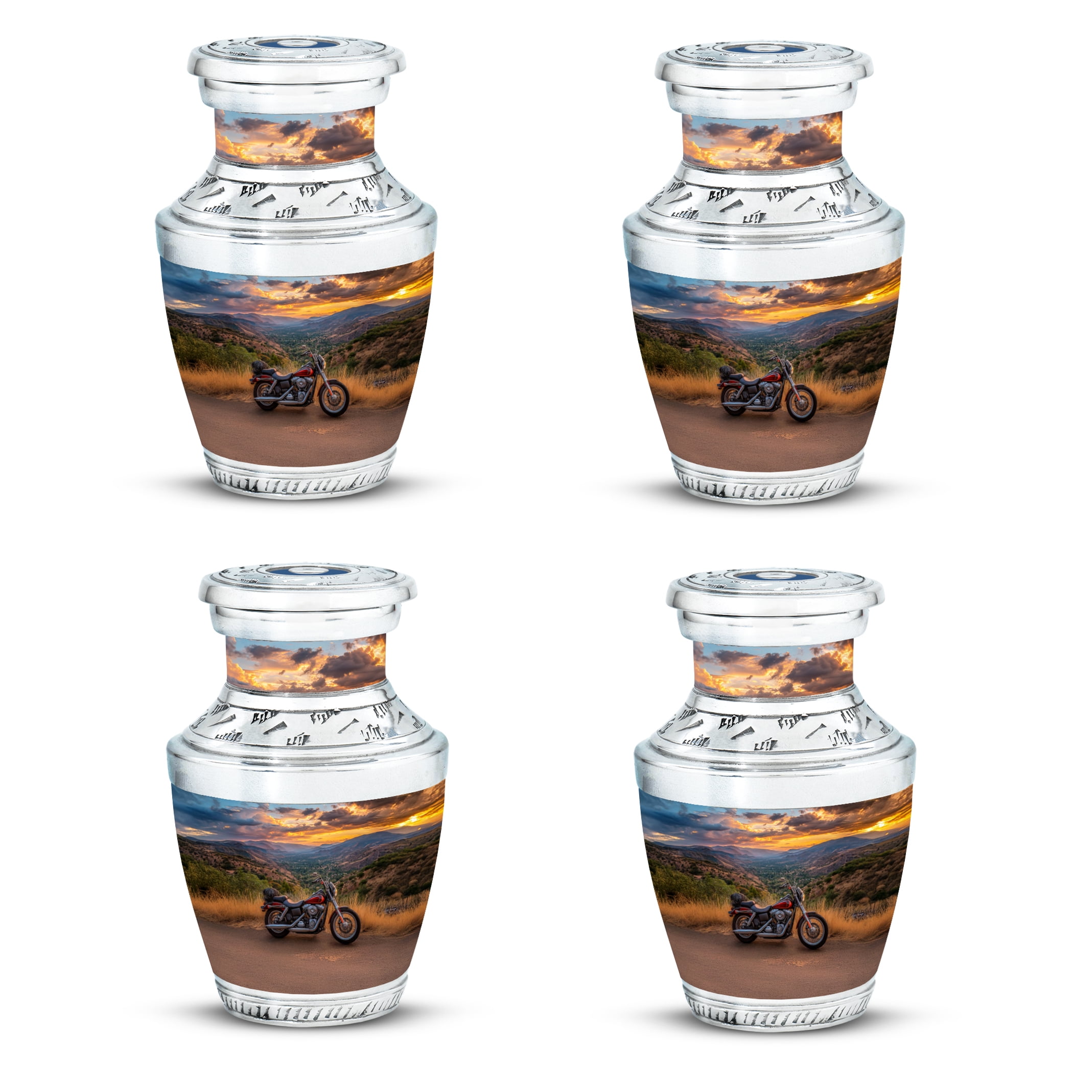 SABURIAL Bike Urn - Cremation Urn For Adults - 3 Inch - Pack Of 4 ...
