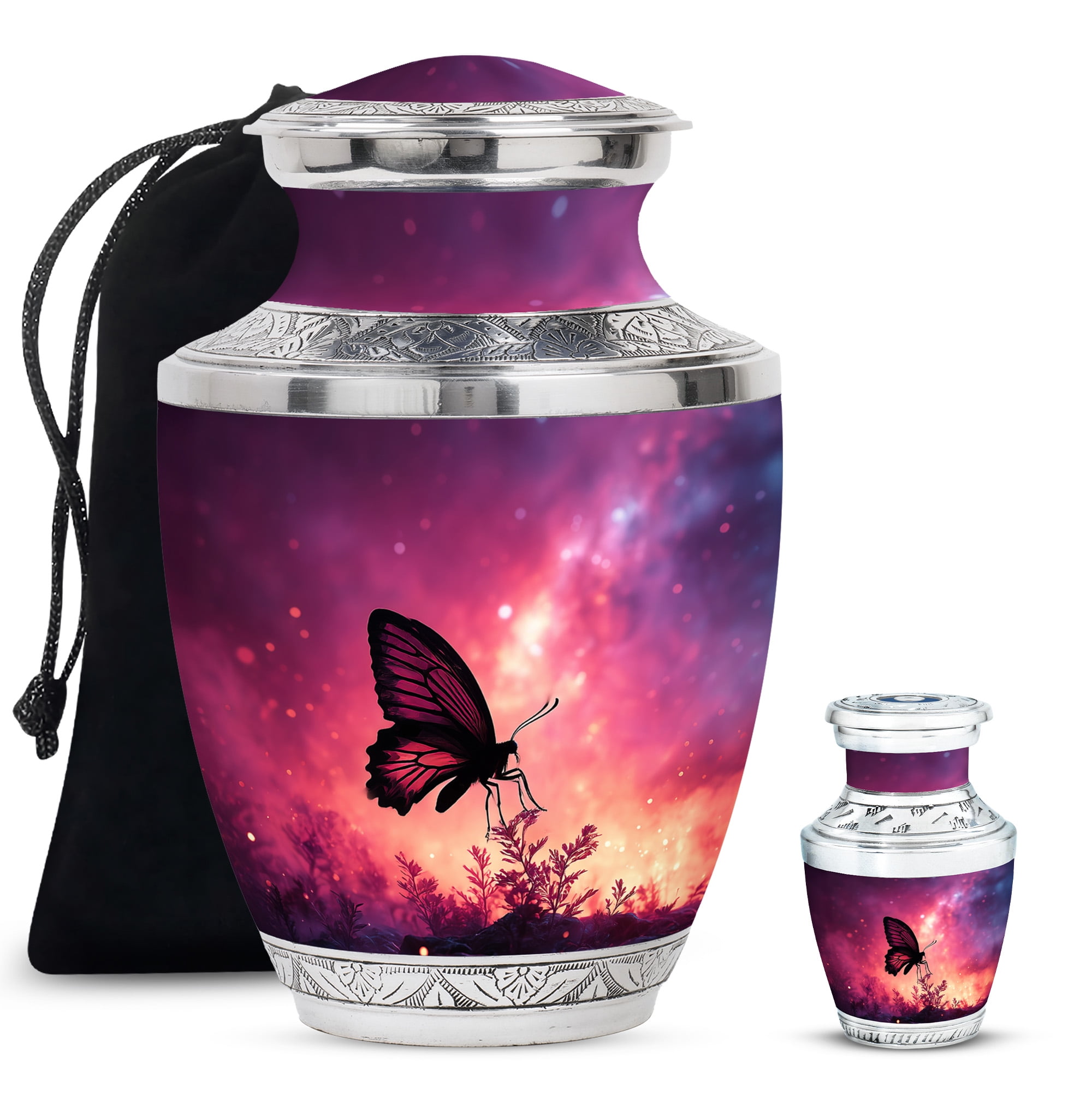 SABURIAL Butterfly Urns - Miniature Burial Urn Mom & Dad - Small ...