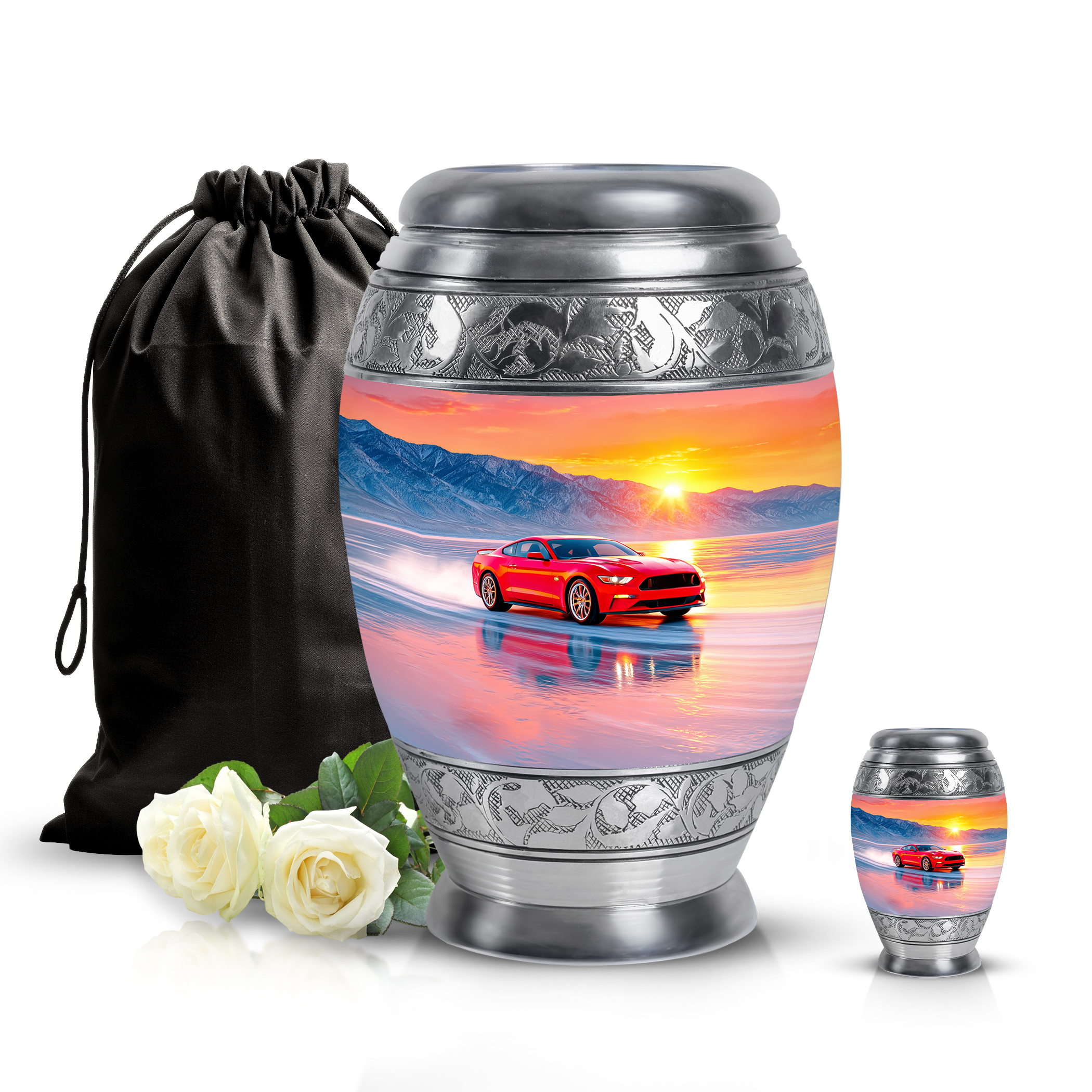 SABURIAL Car Little Cremation Urn for Ashes Dad - Keepsake Burial Urns ...