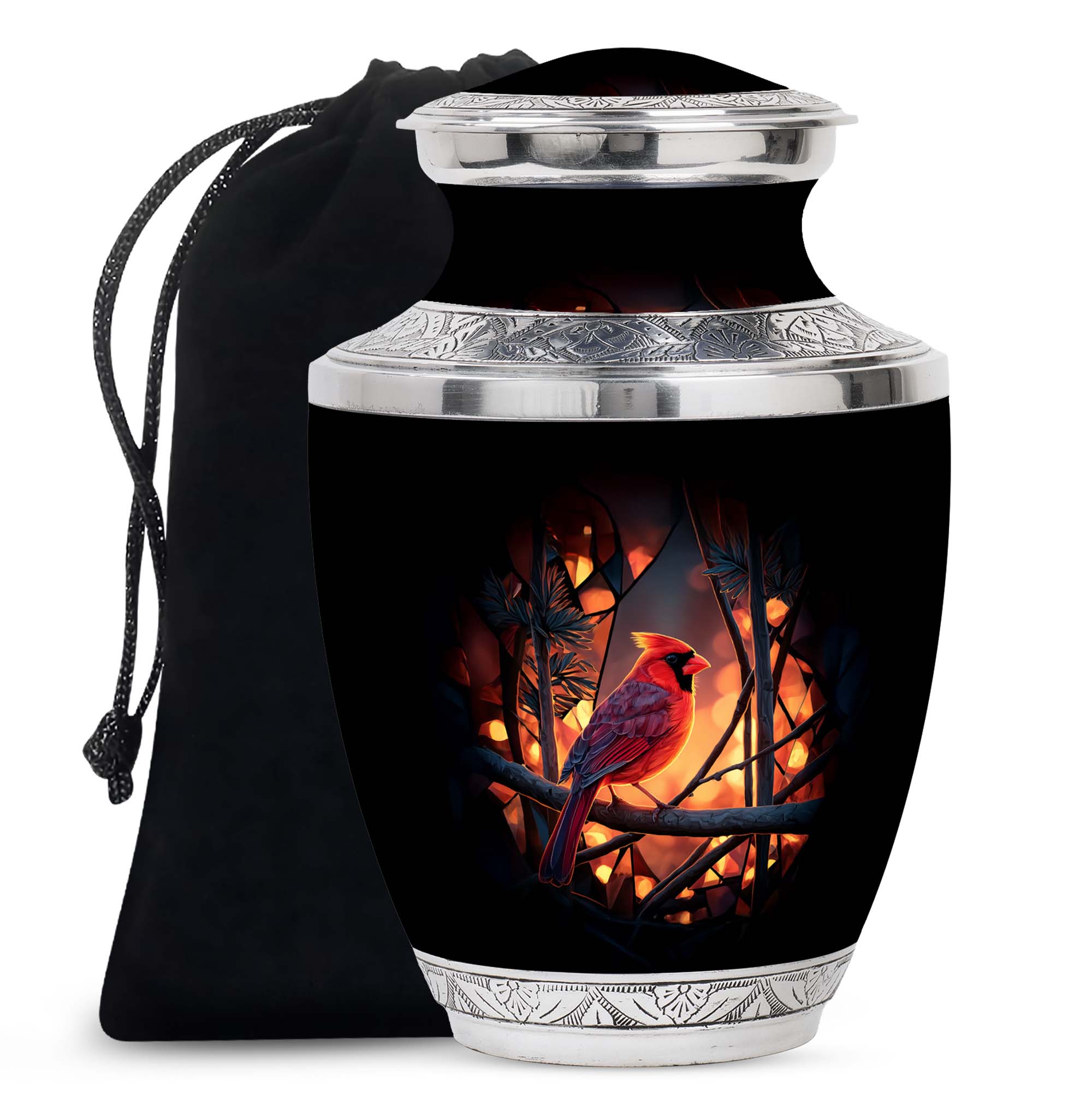 SABURIAL Cardinal Large Cremation Urn for Ashes Adult Male Dad ...