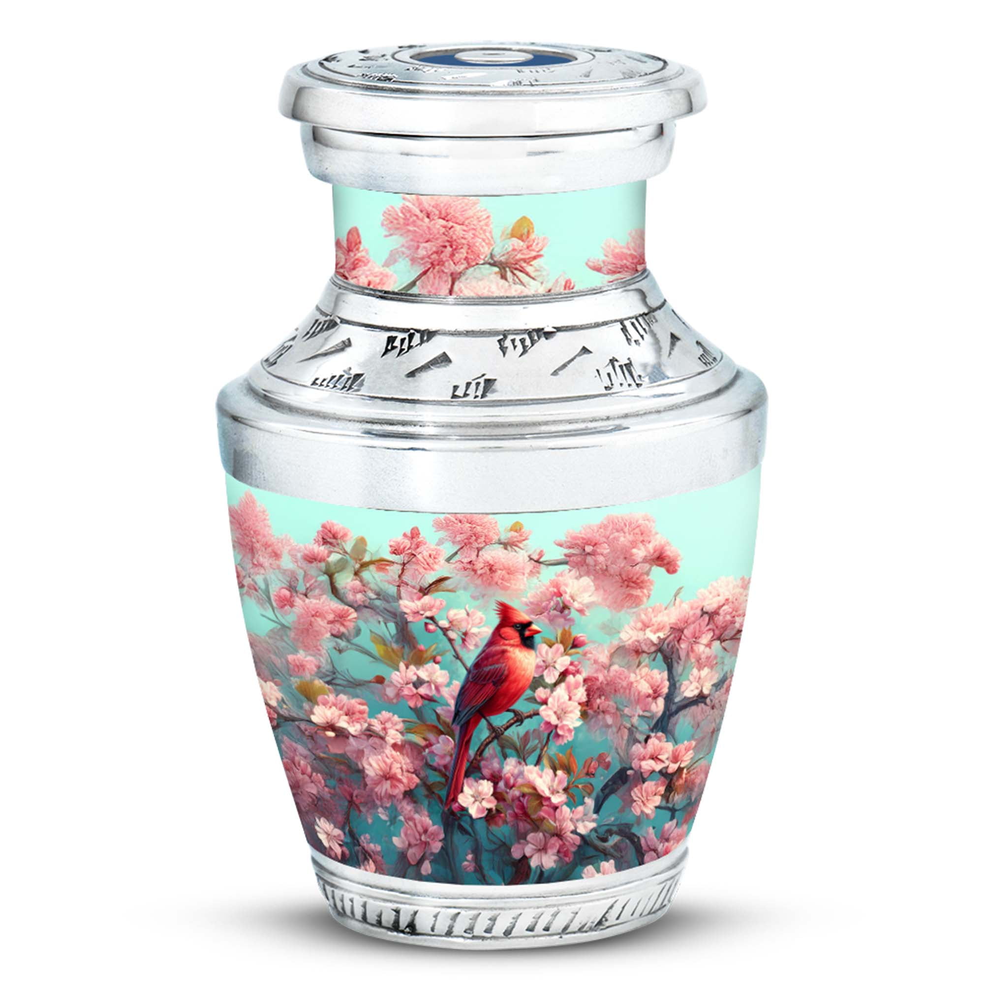 SABURIAL Cardinal Small Cremation Urn for Ashes Adult Male & Female ...