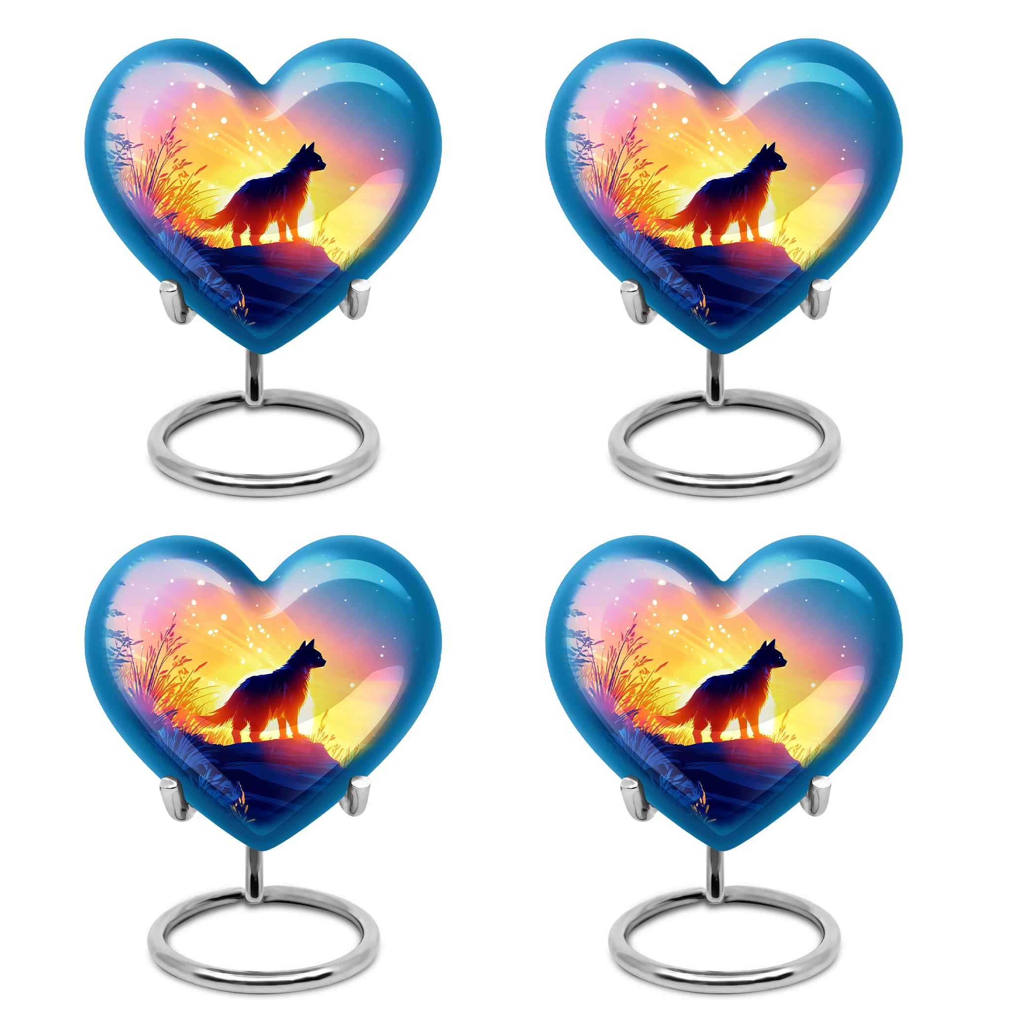 SABURIAL Cat Urn - Cremation Burial Urn - 3 Inch - Pack Of 4 - Funeral ...
