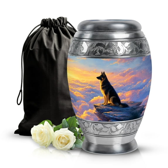 SABURIAL Dog Memorial Burials for Ashes - Cremation Urn for Adult Men ...