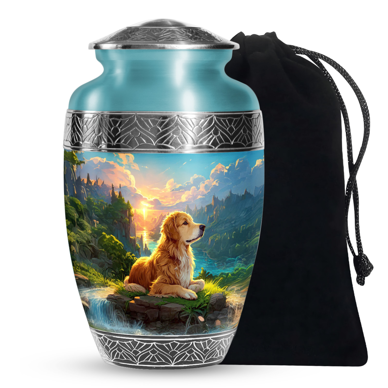 SABURIAL Dog Urn - Handmade Cremation Urn For Men & Women Ash - Unique ...