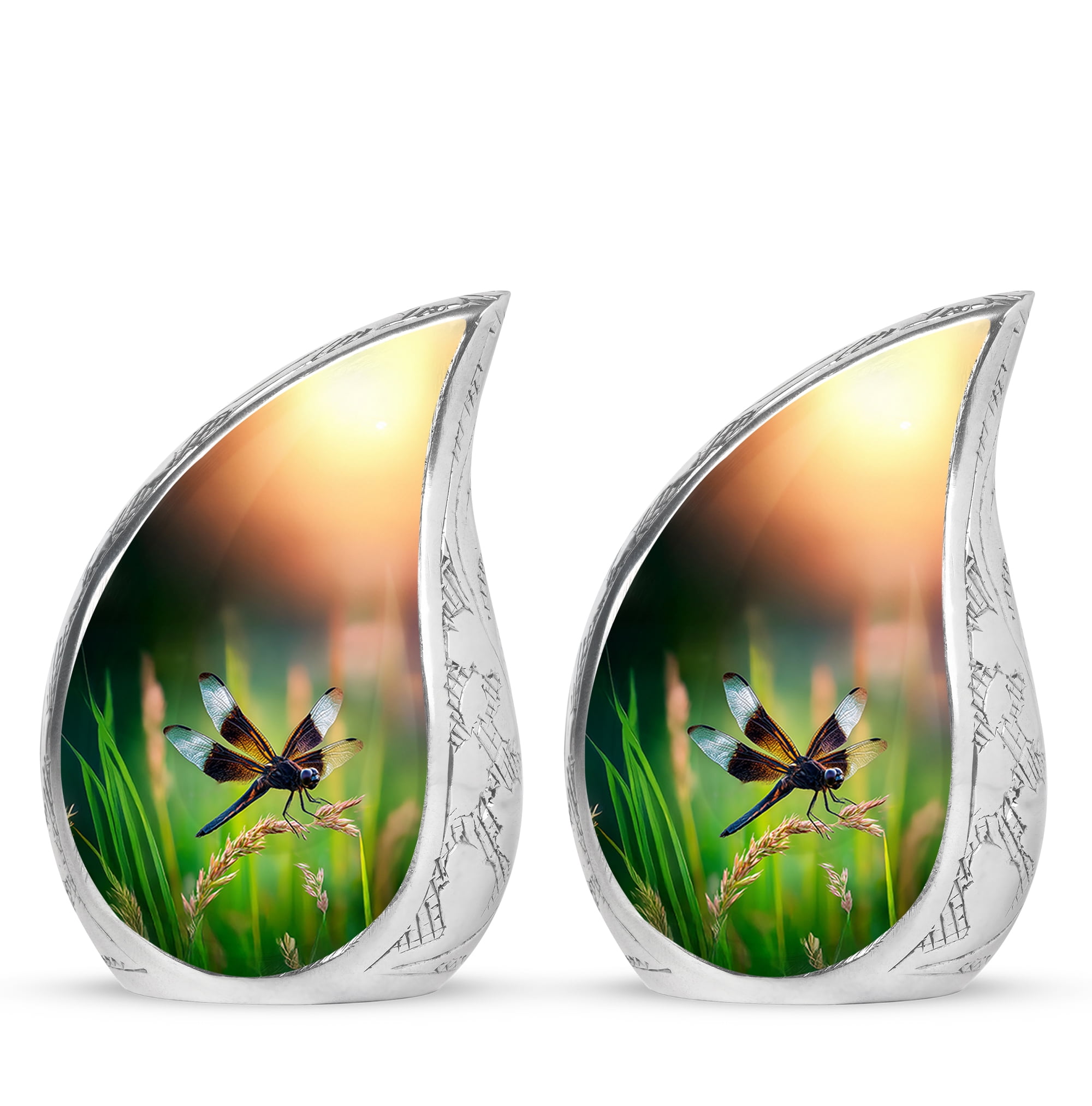 SABURIAL Dragonfly Urn - Small Ashes Keepsake - 3 Inch - Pack of 2 ...