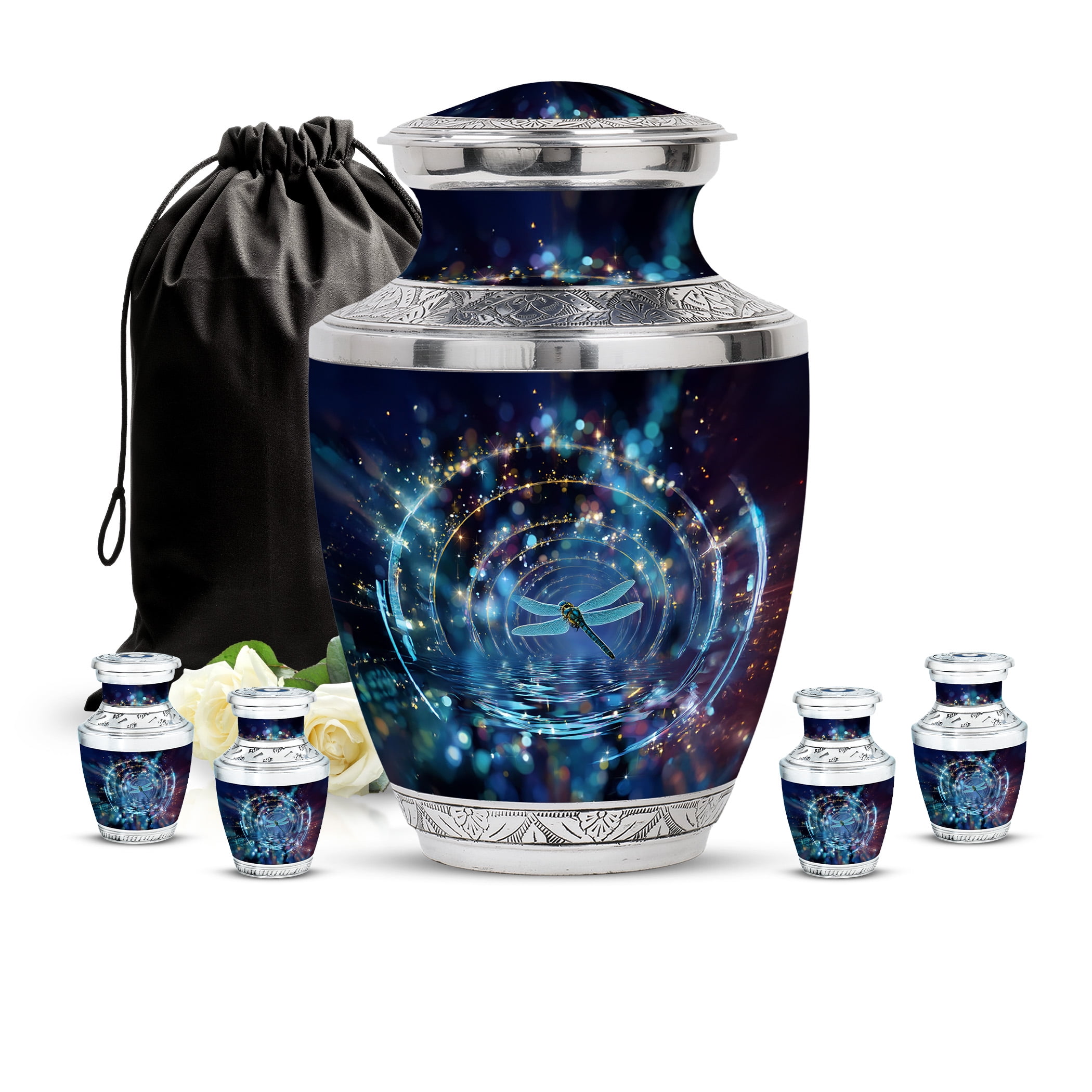 SABURIAL Dragonfly Urn - Unique Design - Cremation Burial Urns - Combo ...