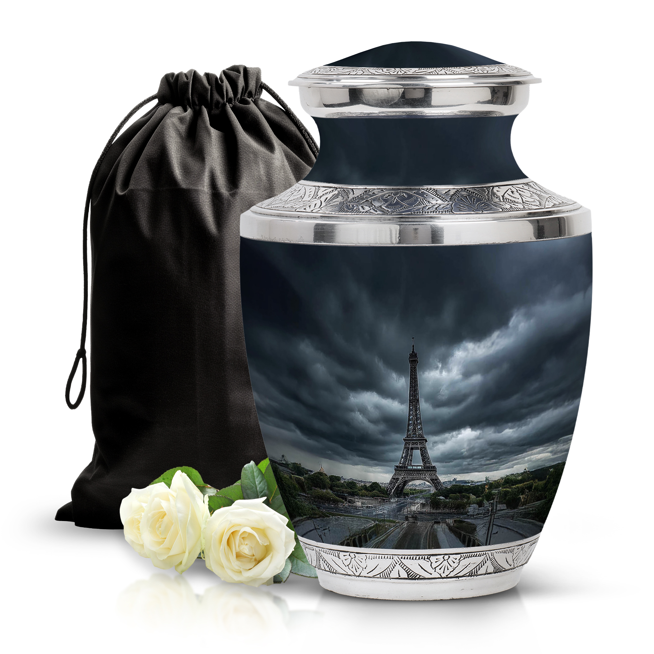 SABURIAL Eiffel Tower Urn - Handcrafted Urn for Human Ashes - Unique ...