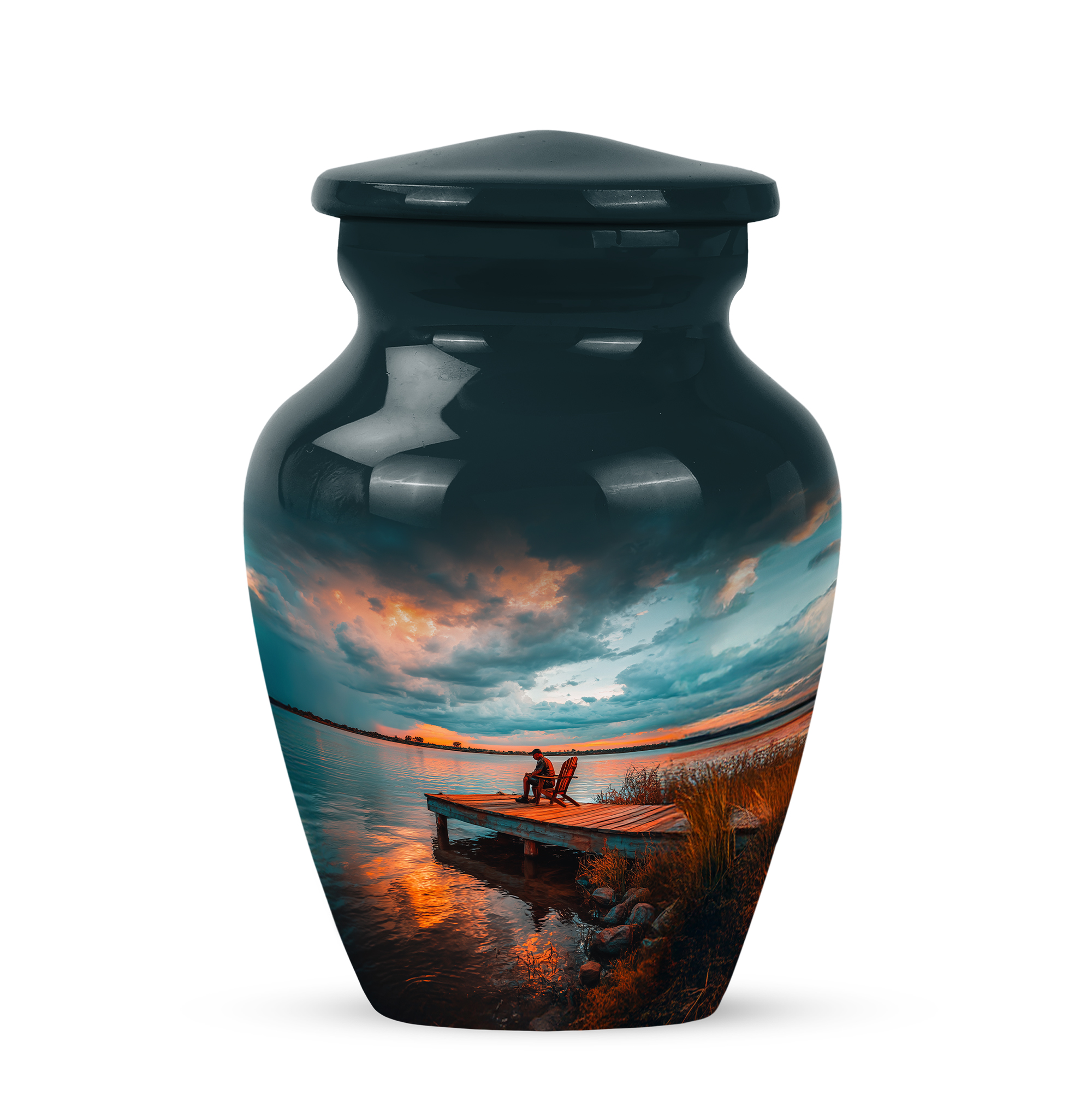 SABURIAL Fishing Urn - Decorative Urn for Mom & Dad - 3 Inch - Pack of ...
