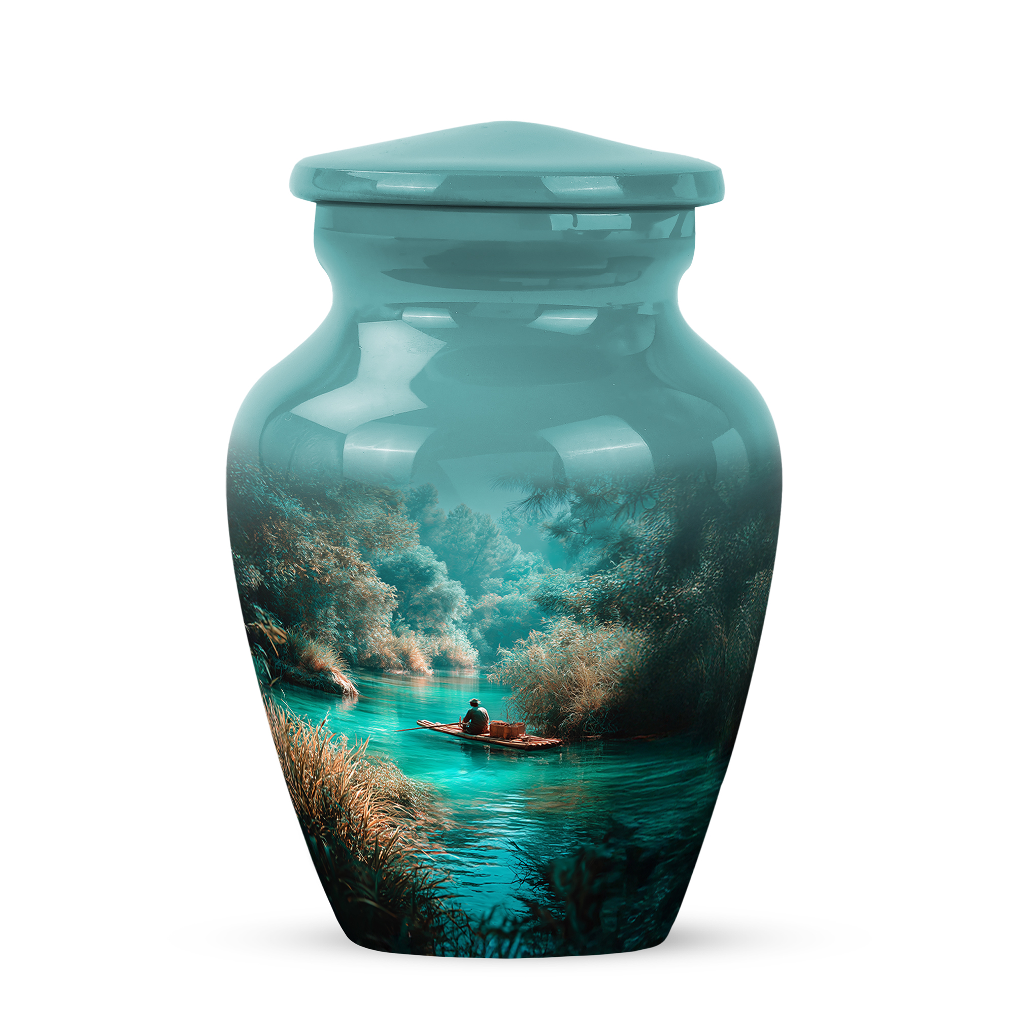 SABURIAL Fishing Urn - Keepsake for Ashes - 3 Inch - Pack of 1 ...