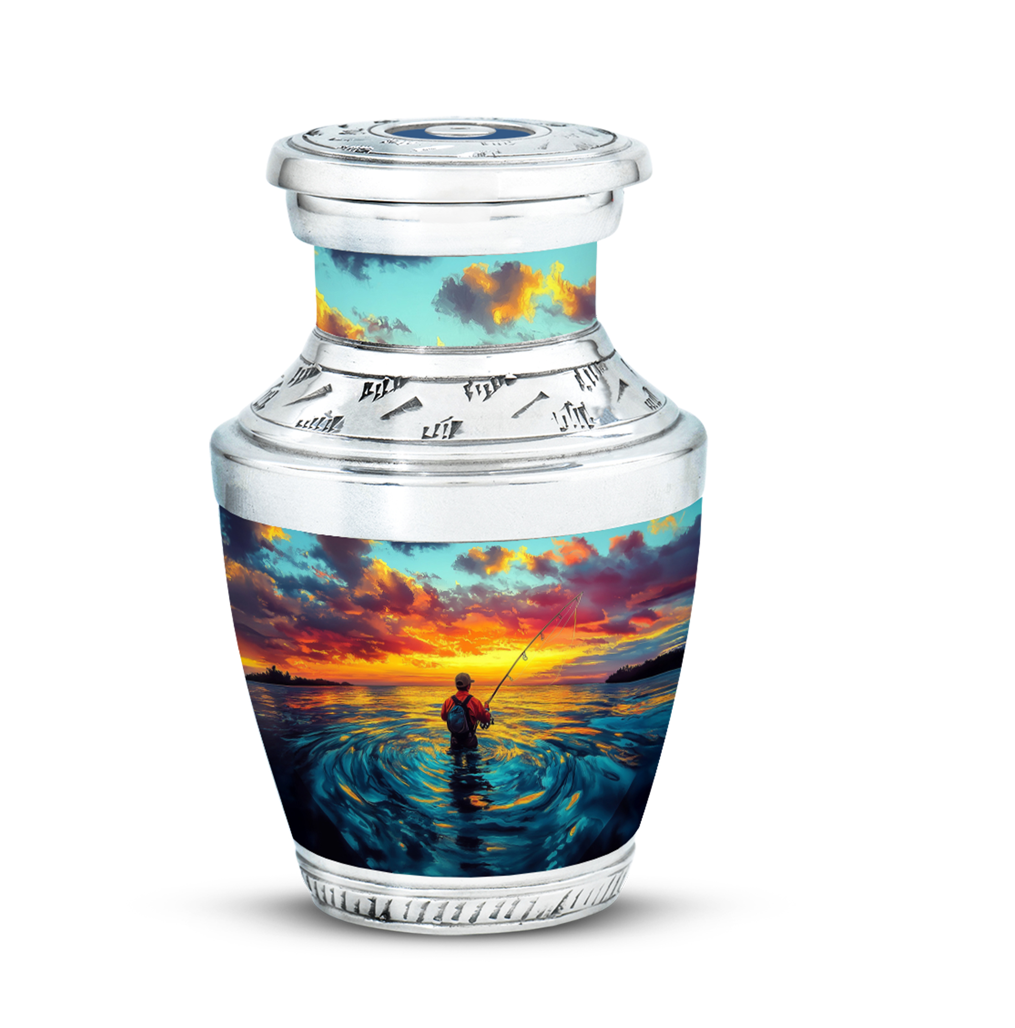 SABURIAL Fishing Urn - Mini Cremation Urns For Ashes - 3 Inch - Pack Of ...