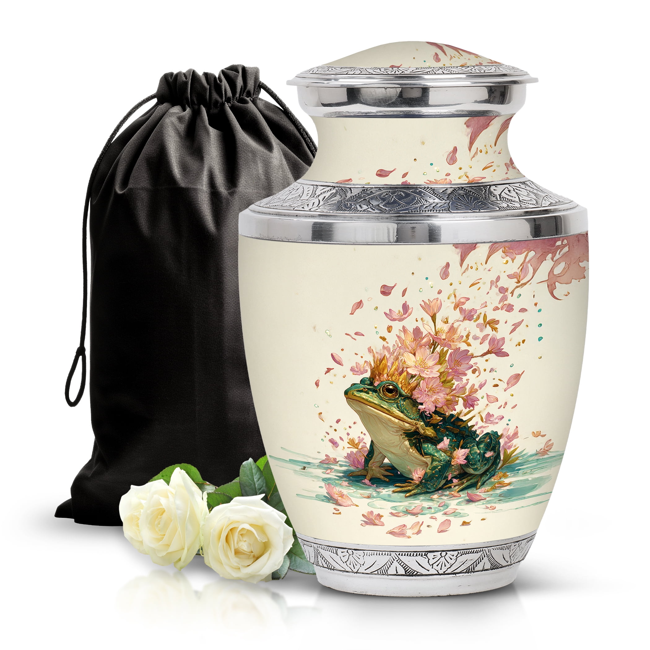 SABURIAL Frogs Urn - Ashes Urns Human Remains - 10 Inch - Large With ...